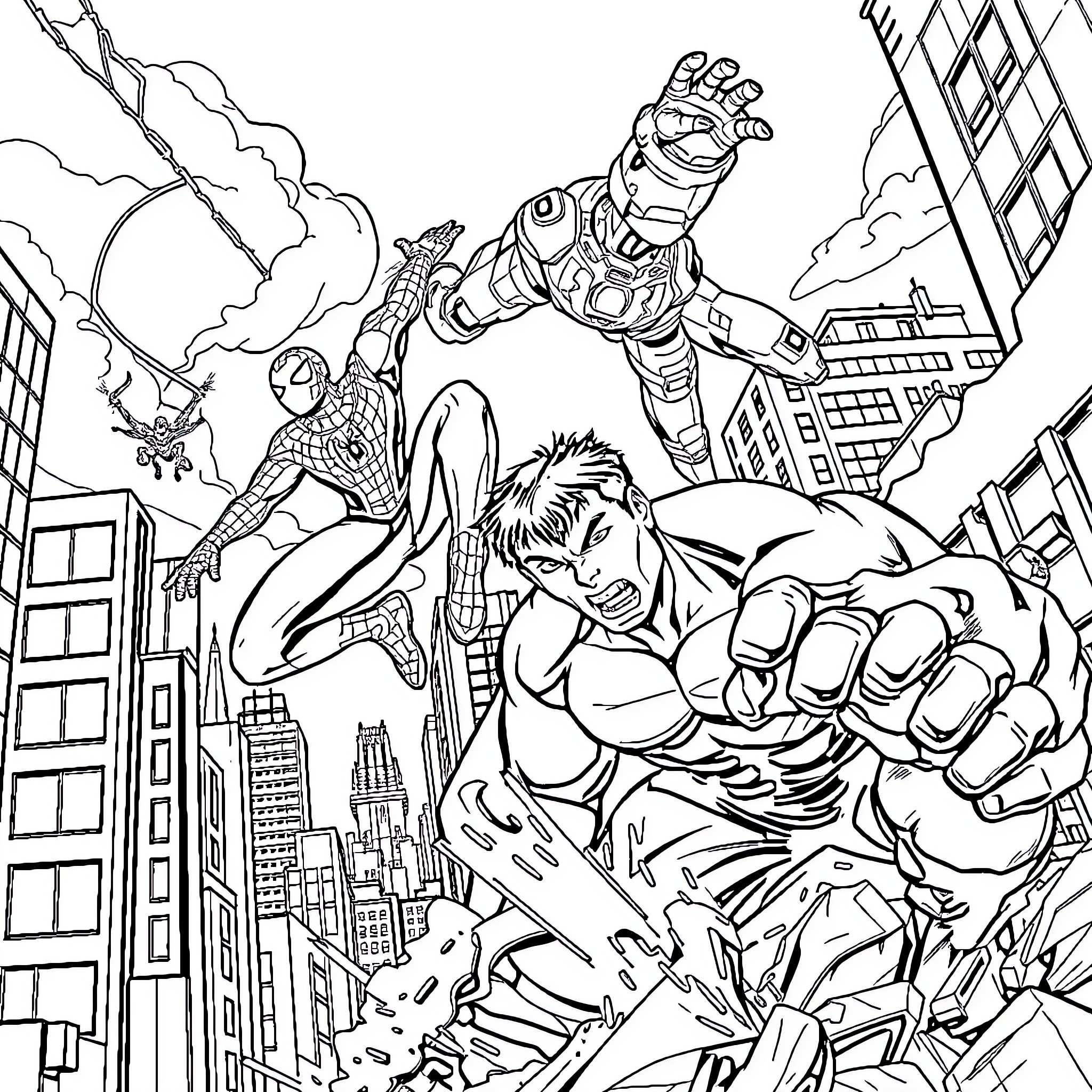 Best Superhero Coloring Pages (Free Printable PDF)