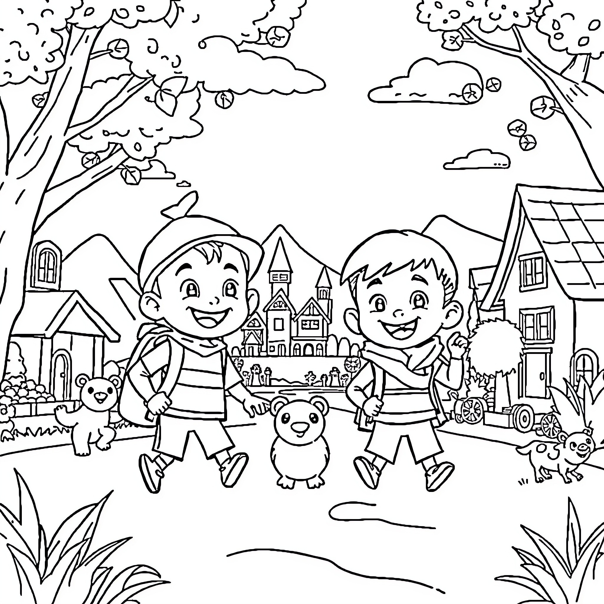 Best Upin Ipin Coloring Pages (Free Printable PDF)