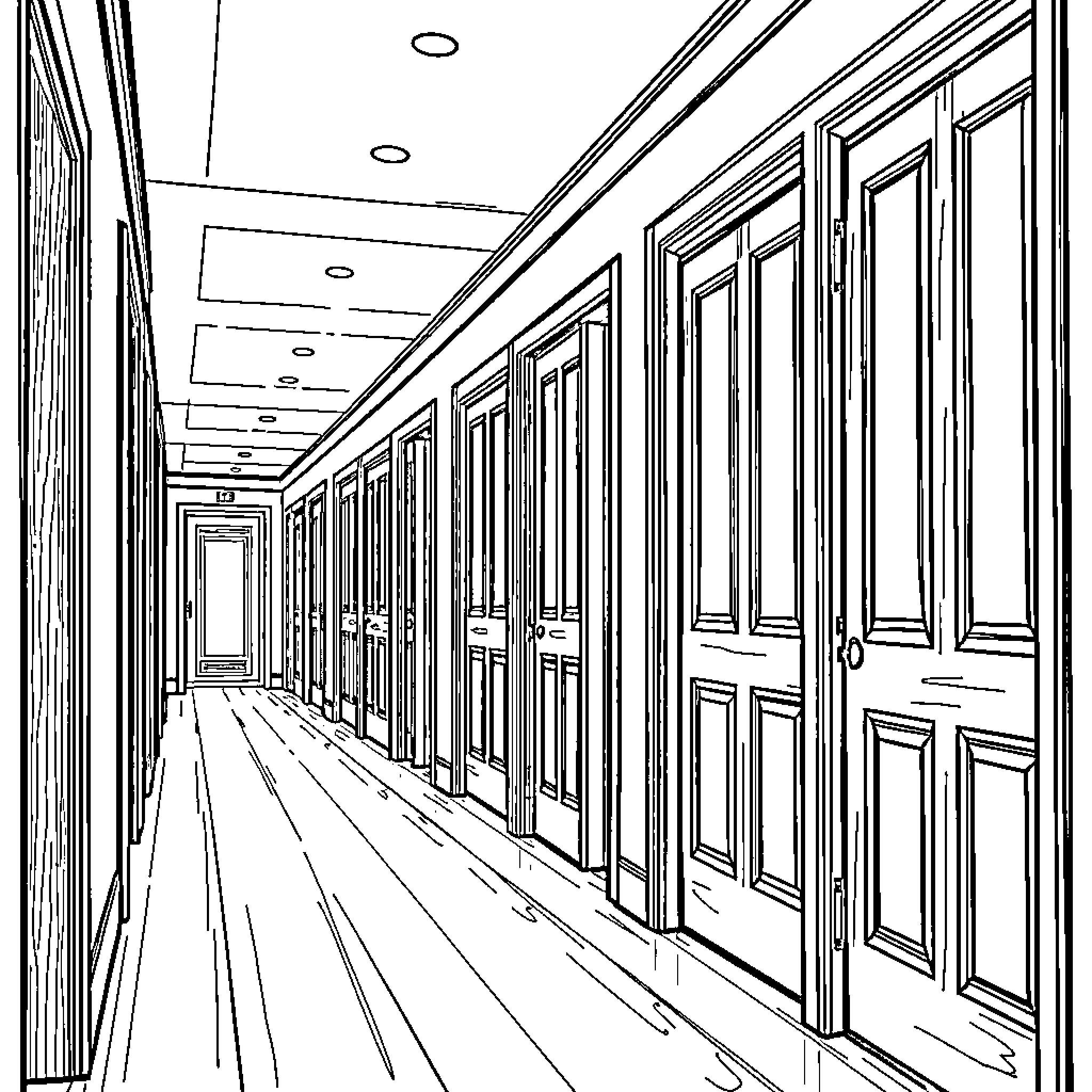 Best Door Coloring Pages (Free Printable PDF)