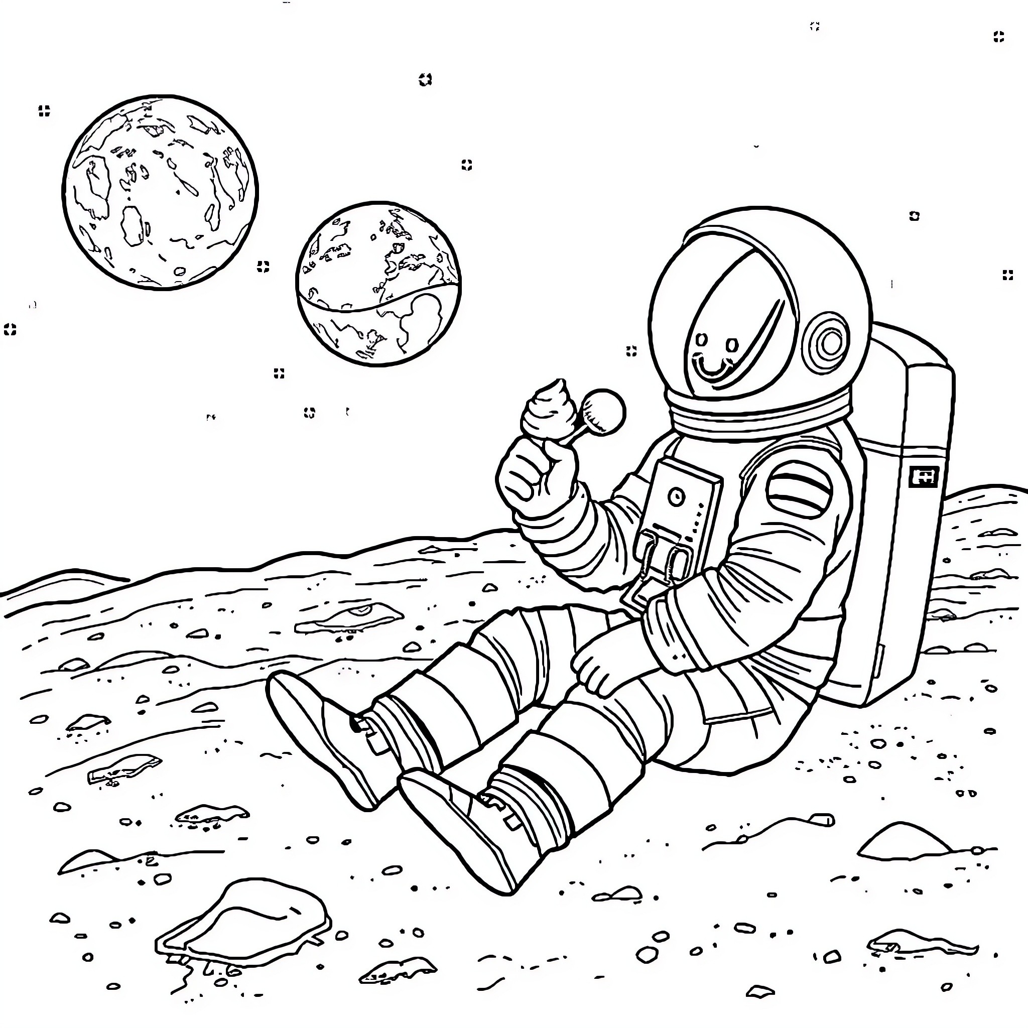 127 Best Astronaut Coloring Pages (Free Printable PDFs)