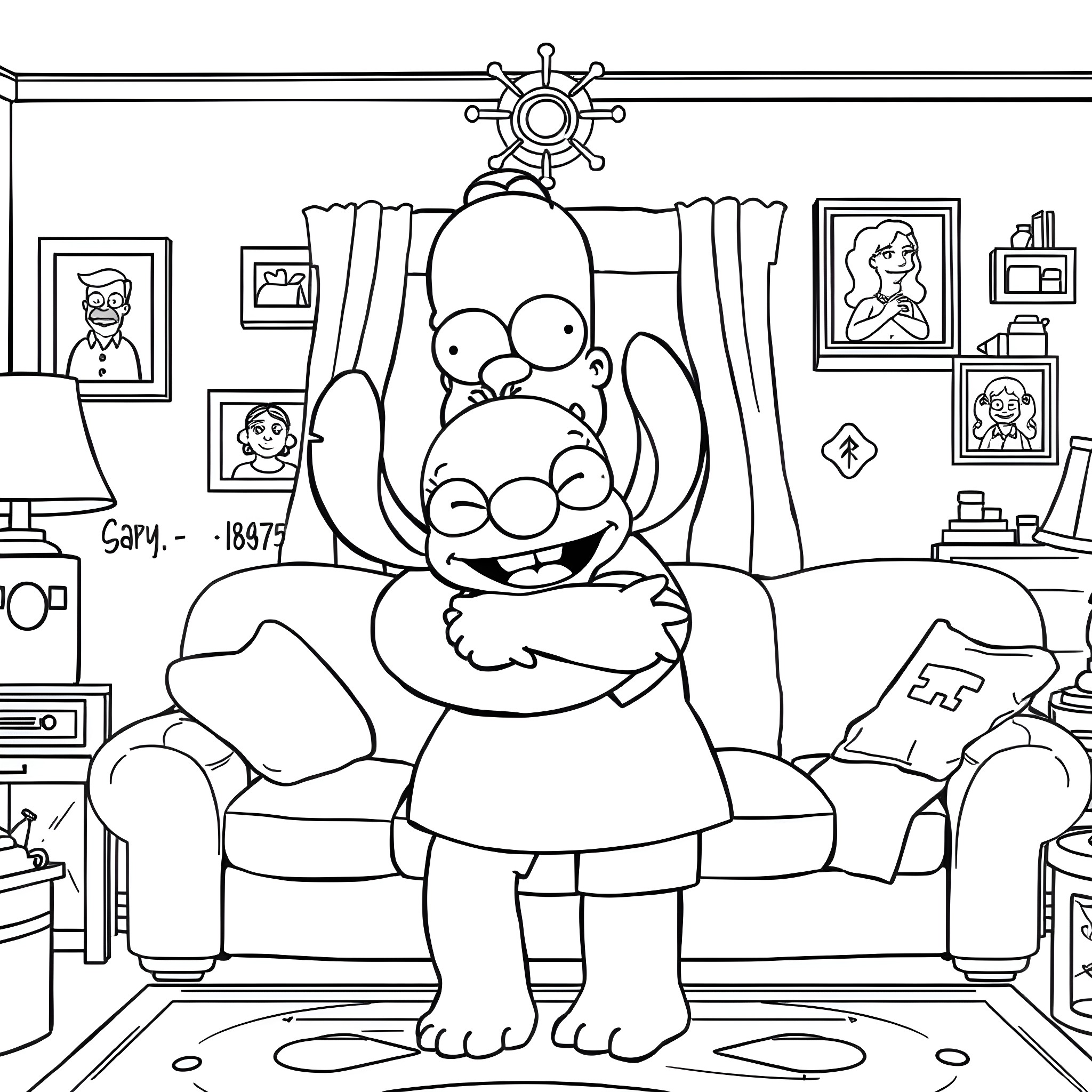 Best Homer Simpson Coloring Pages (Free Printable PDF)