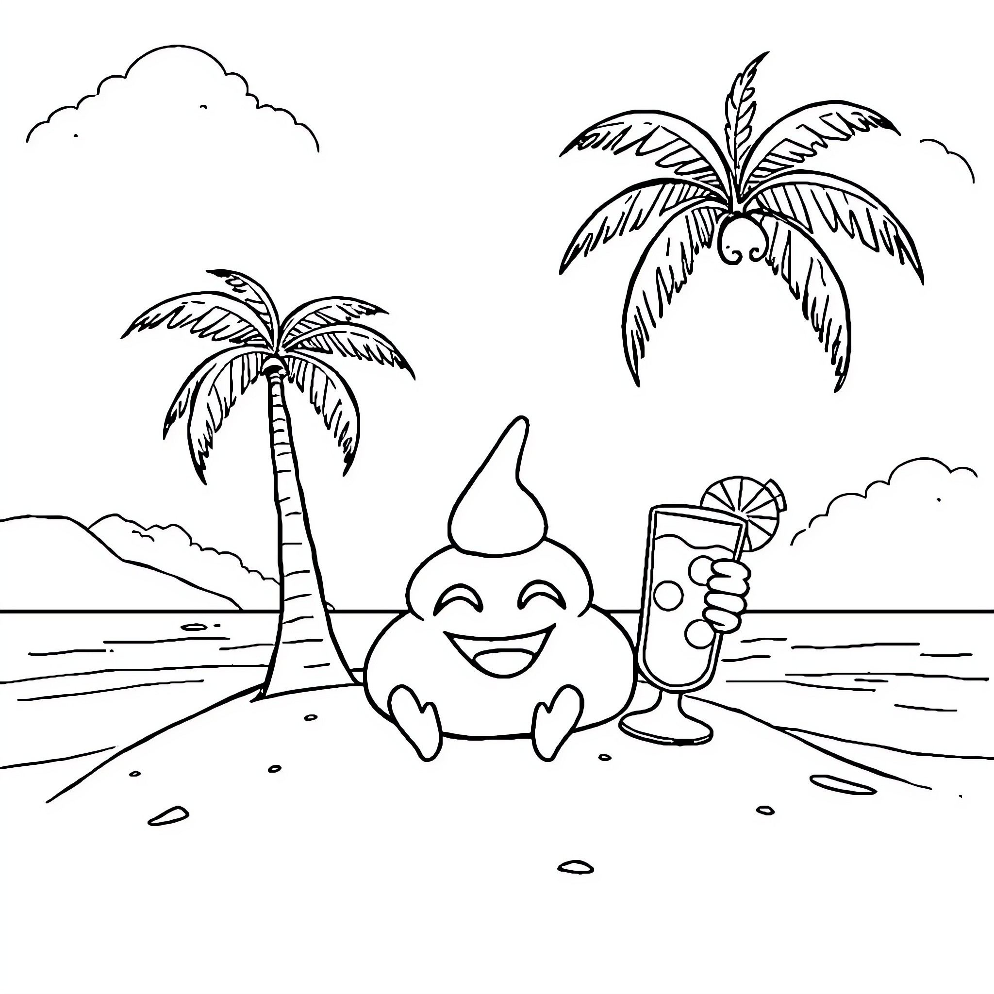 Best Poop Emoji Coloring Pages (Free Printable PDF)