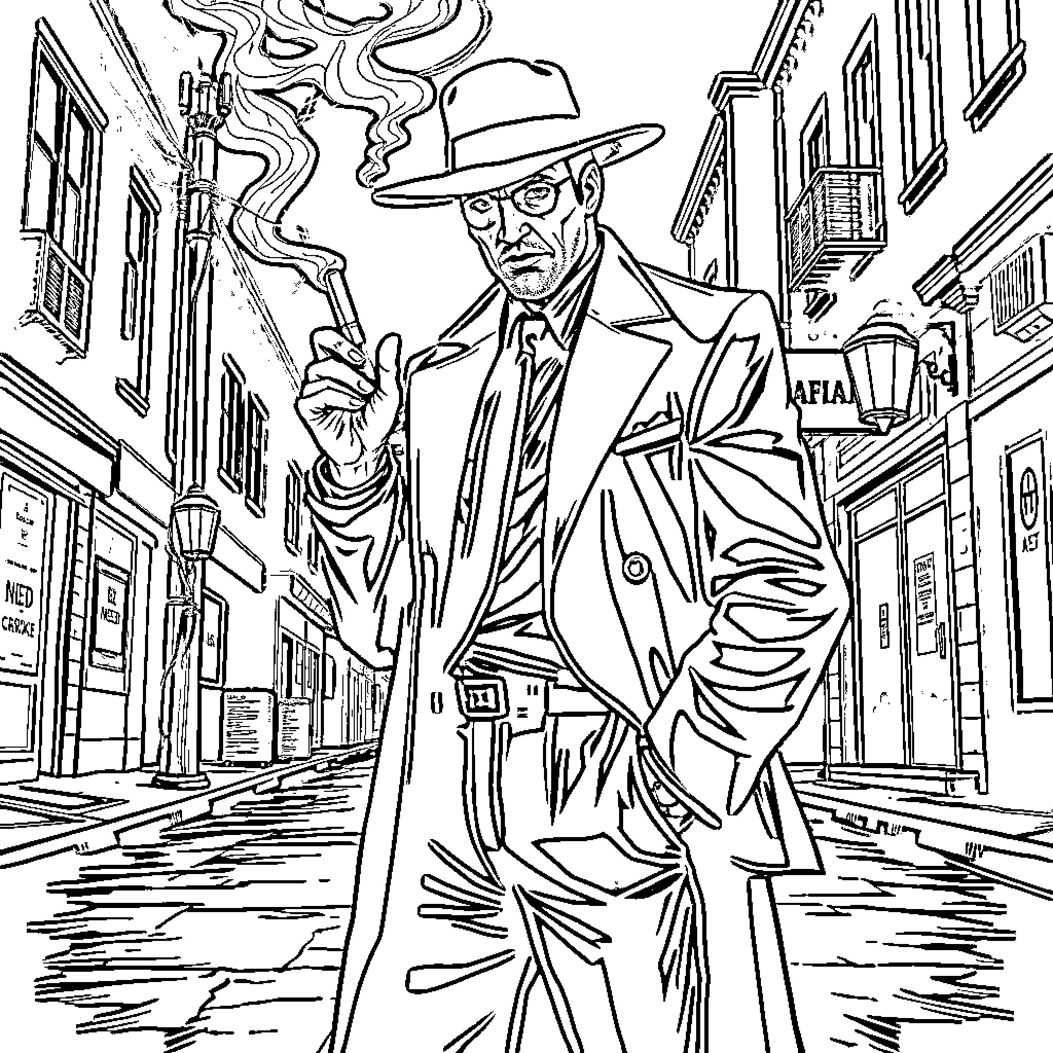 Best Crooked Man Coloring Pages (Free Printable PDF)