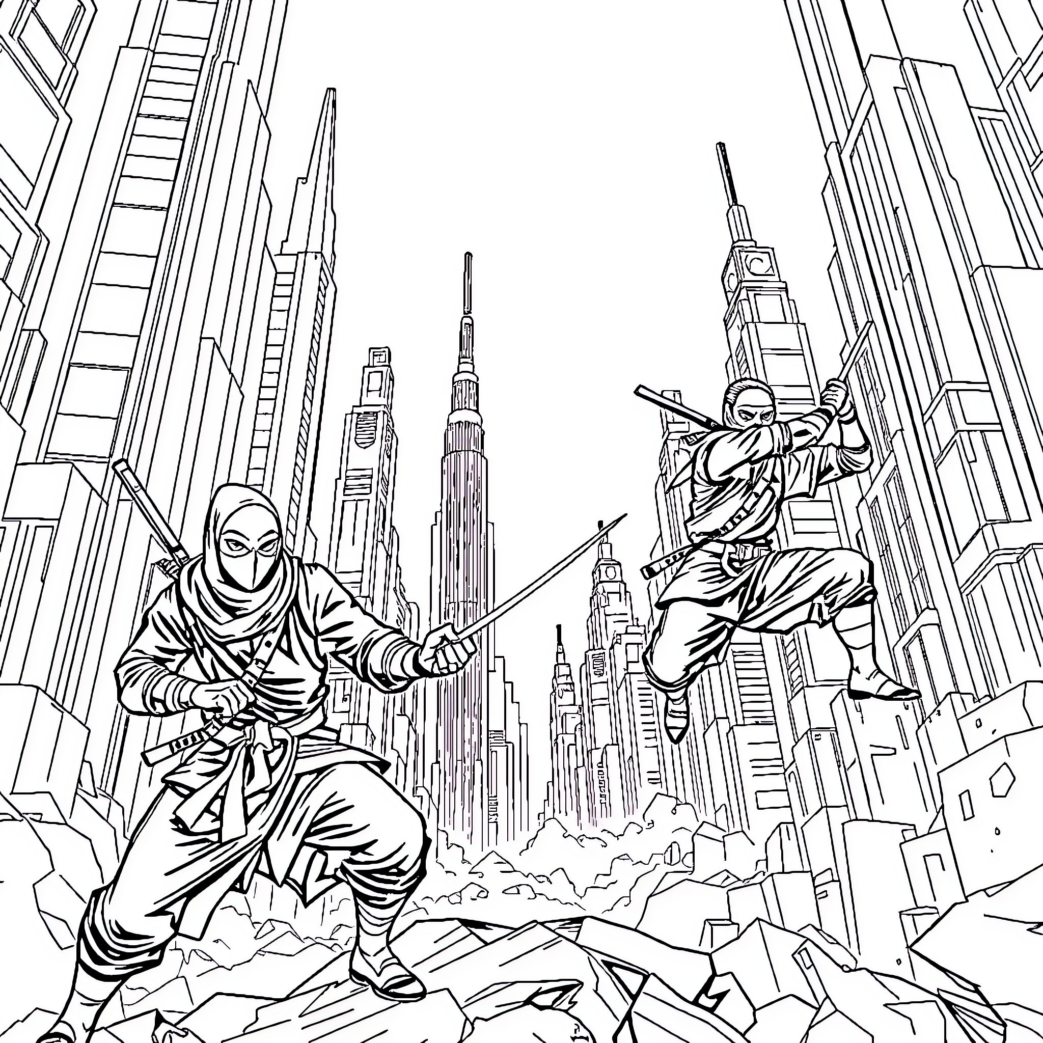 Best Ninja Coloring Pages (Free Printable PDF)