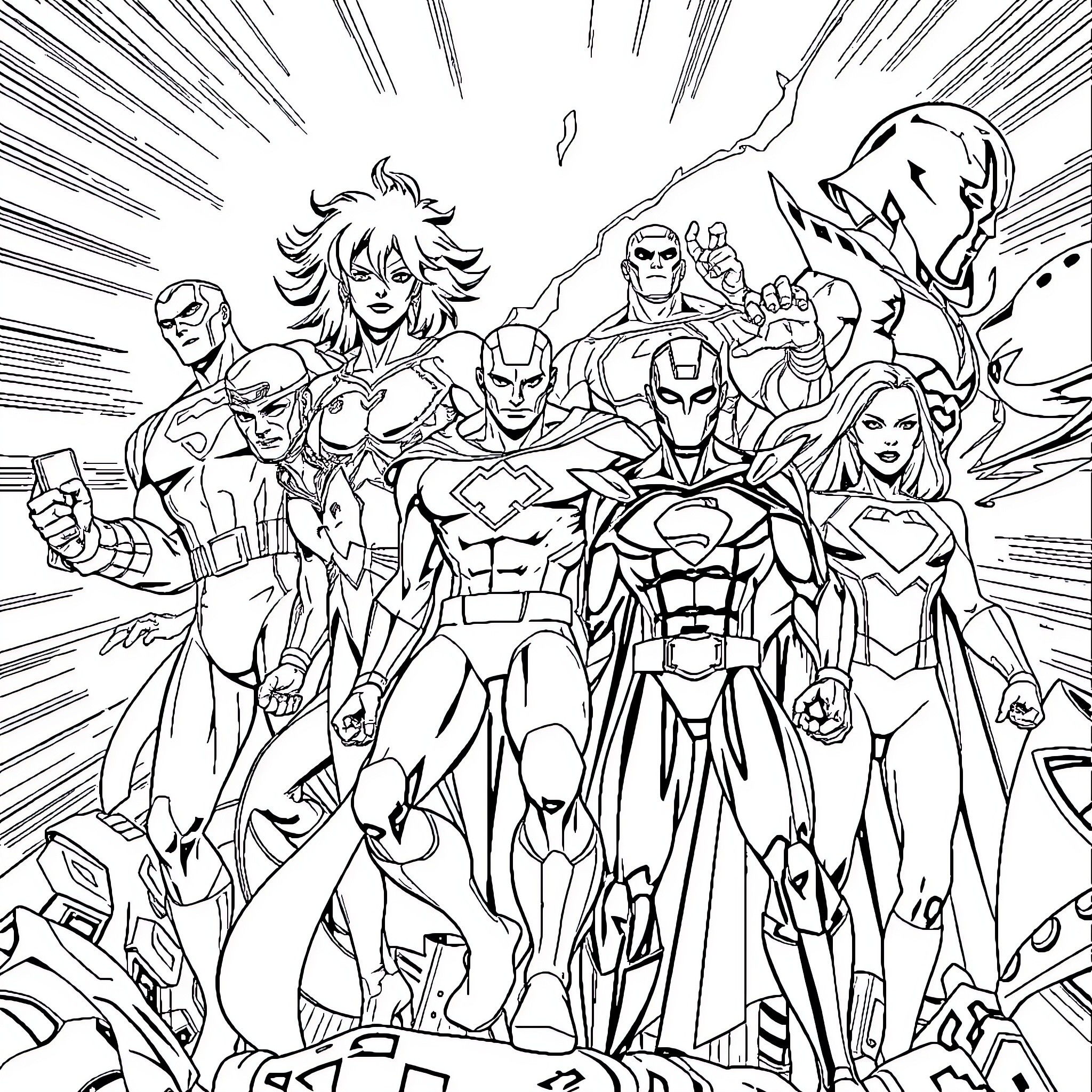 1 Best Marvel Heroes Coloring Pages (Free Printable PDFs)