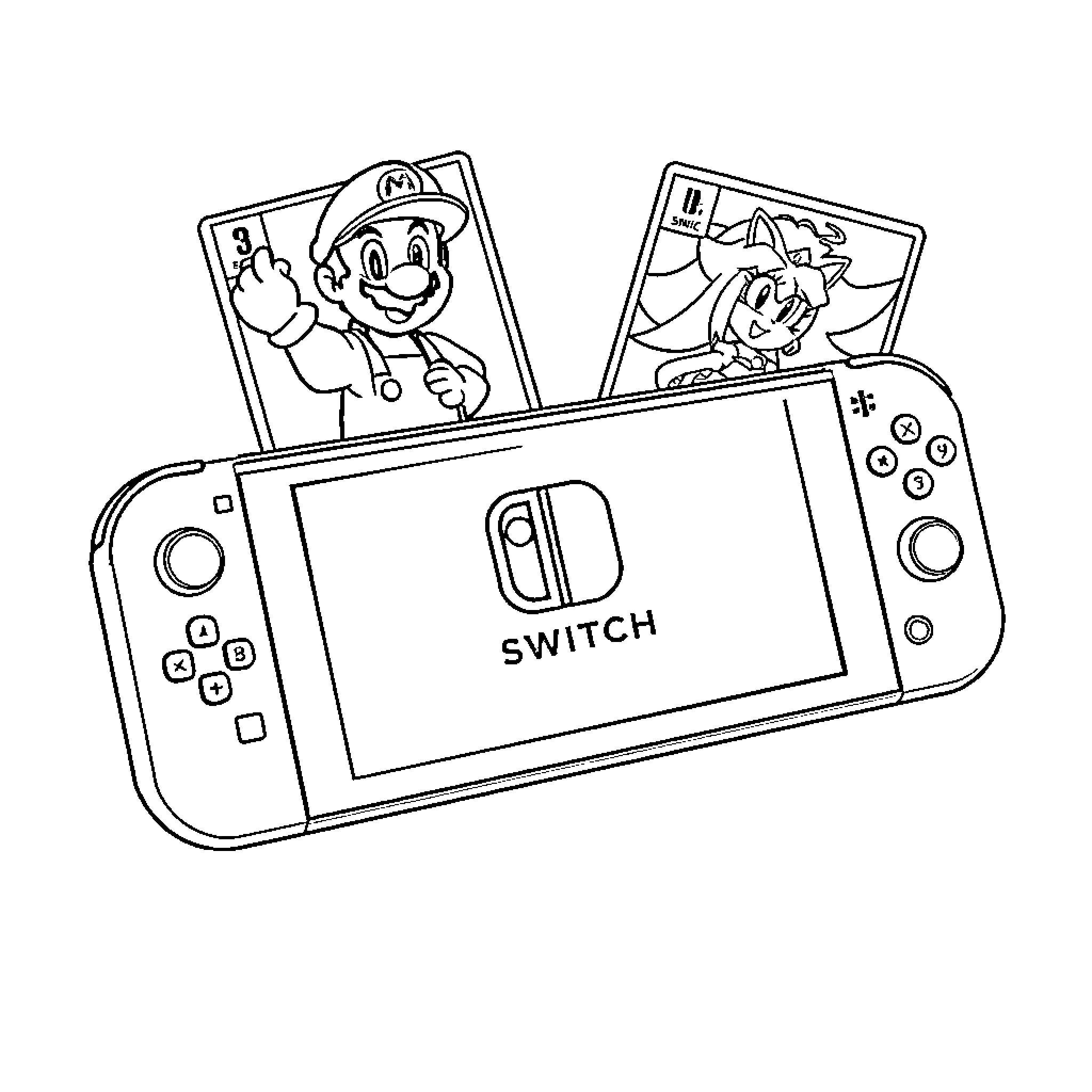 Best Nintendo Switch Coloring Pages (Free Printable PDF)