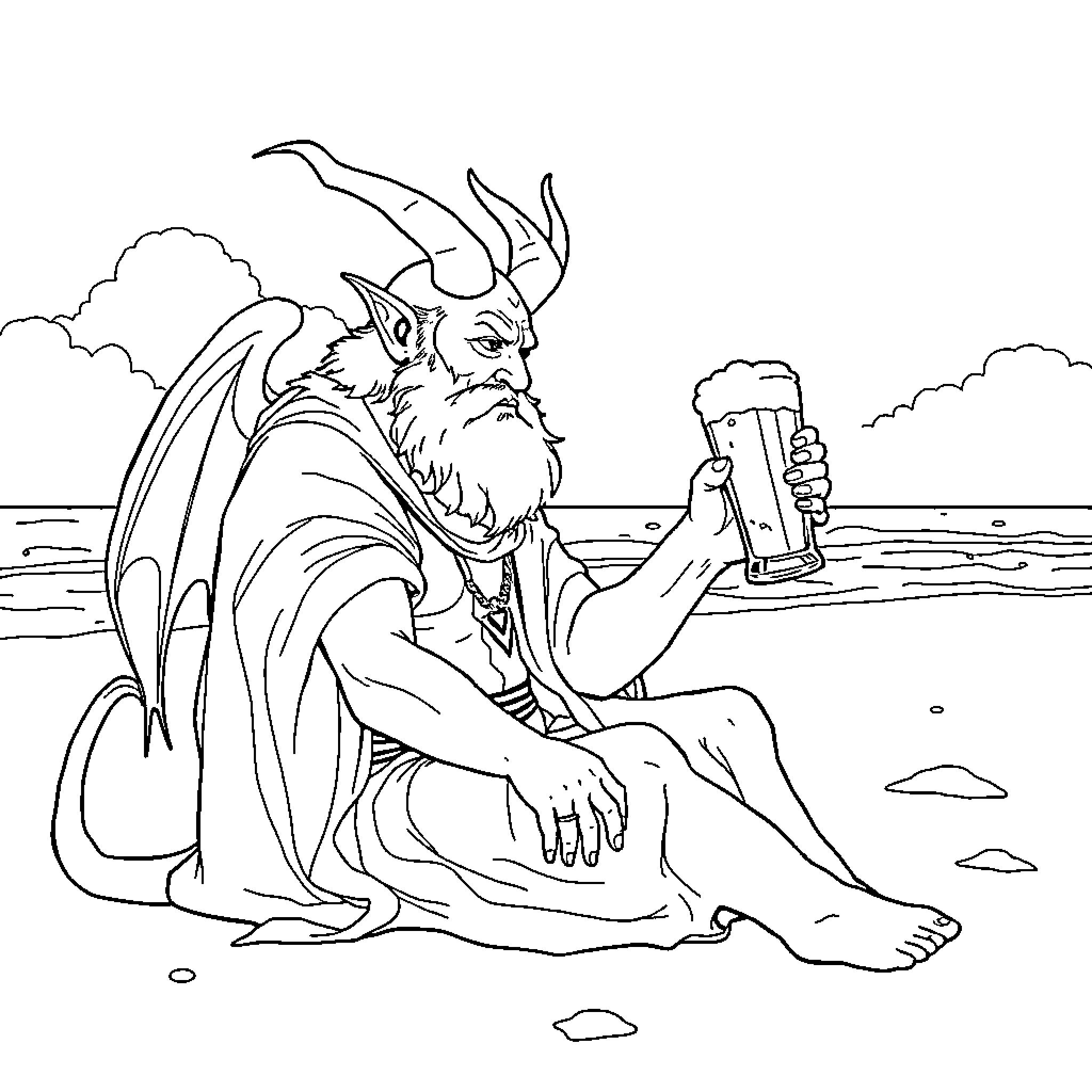 Best Demon Coloring Pages (Free Printable PDF)