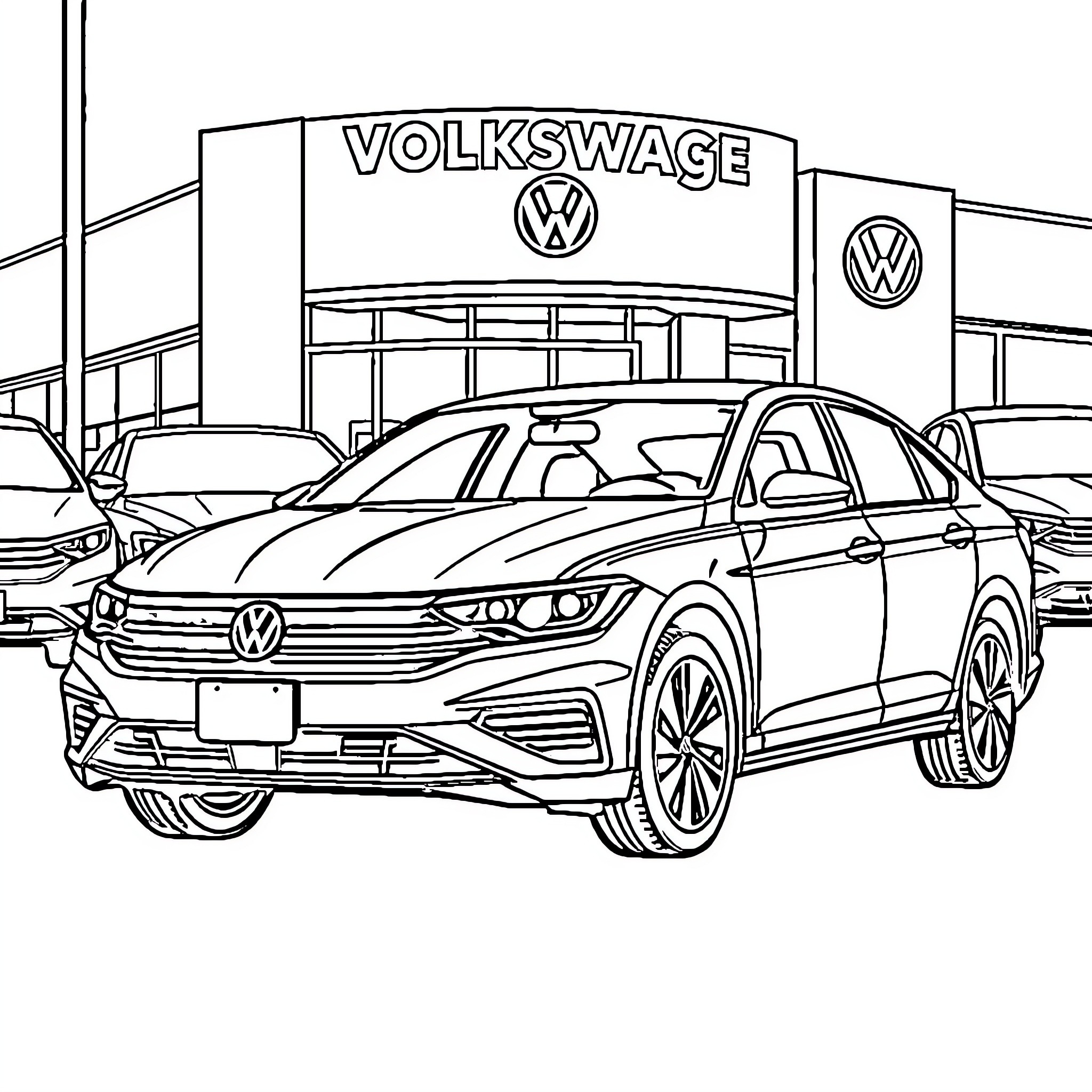 Best Volkswagen Jetta Coloring Pages (Free Printable PDF)