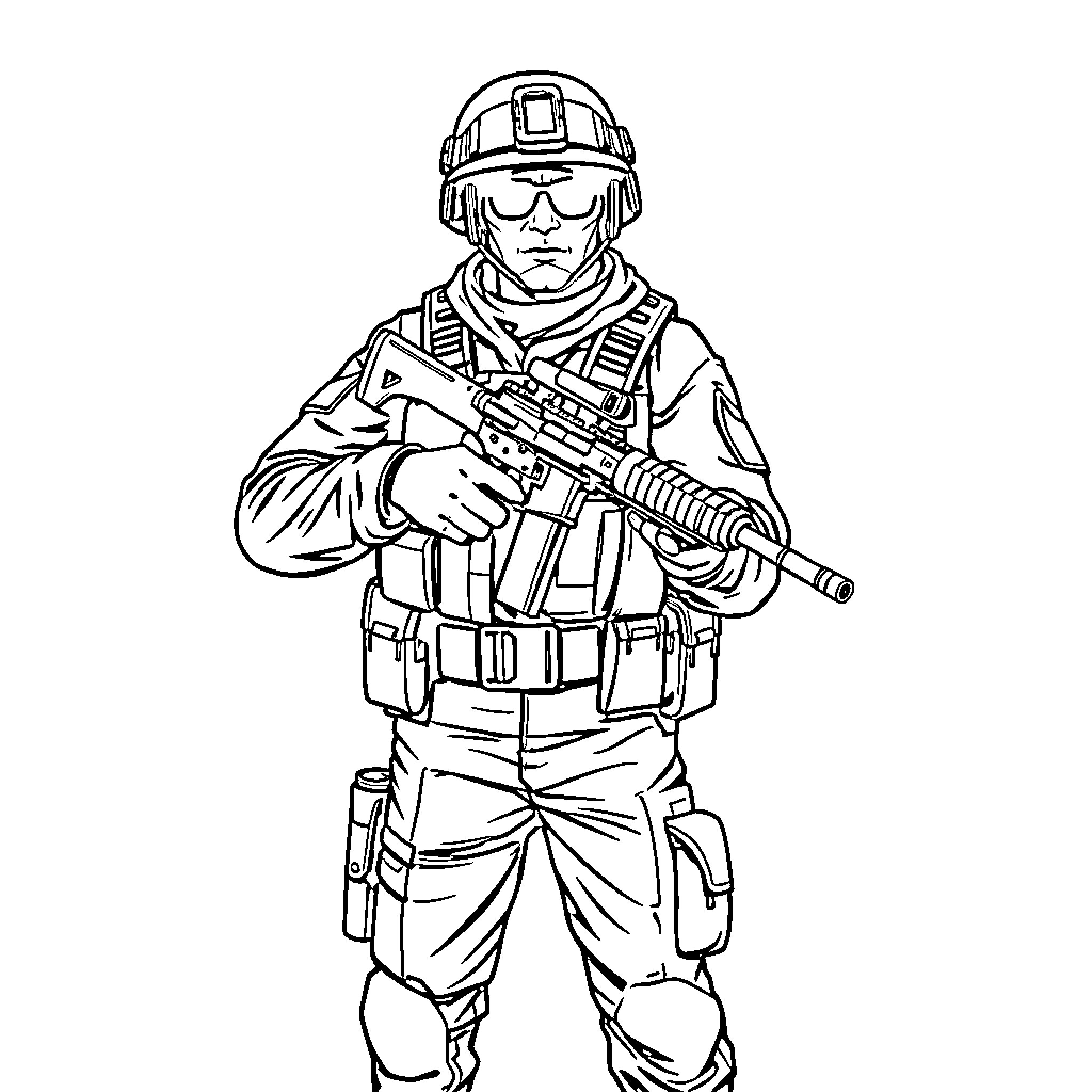 Best Army Man Coloring Pages (Free Printable PDF)