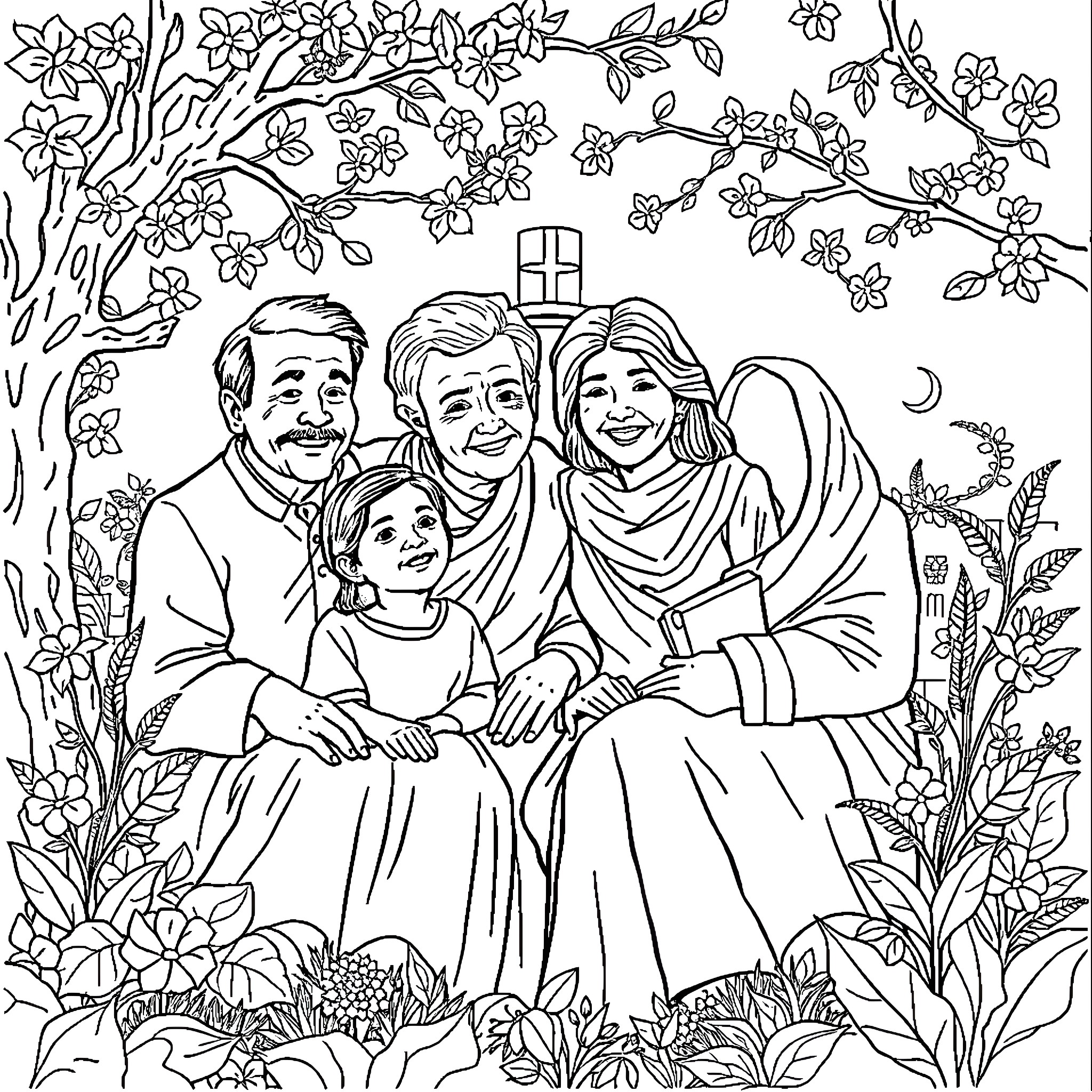 264 Best Family Coloring Pages (Free Printable PDFs)