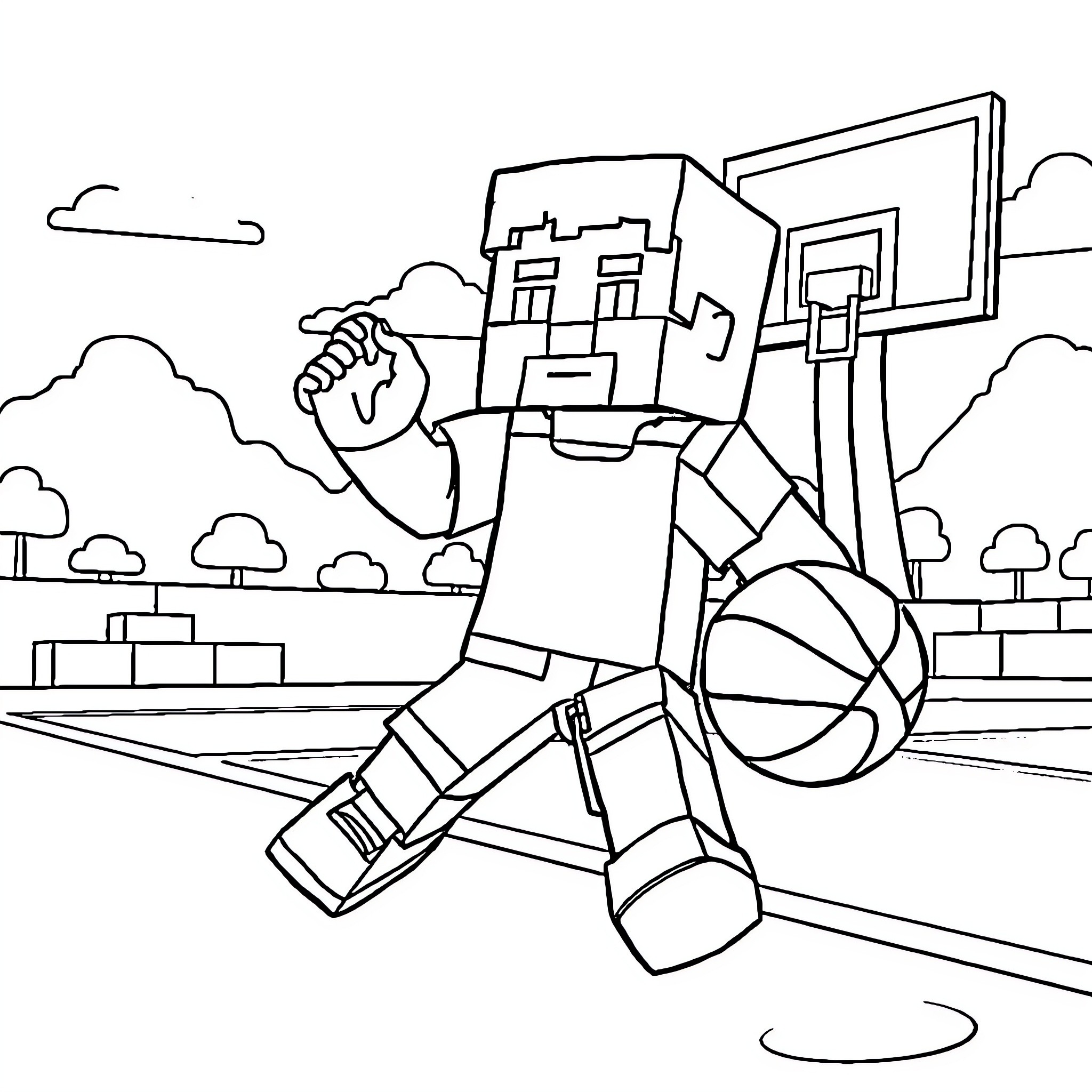 Best Minecraft Steve Coloring Pages (Free Printable PDF)