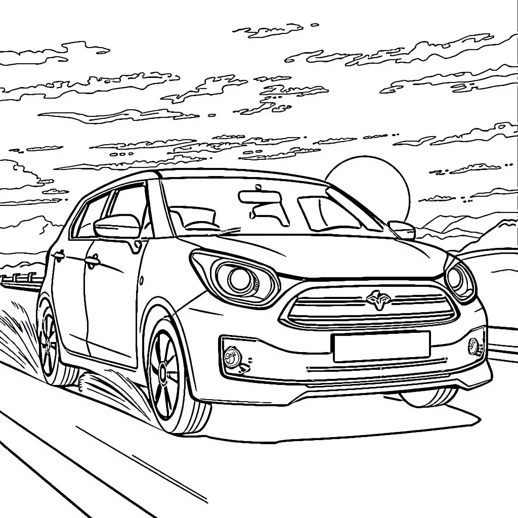 Best Perodua Bezza Coloring Pages (Free Printable PDF)