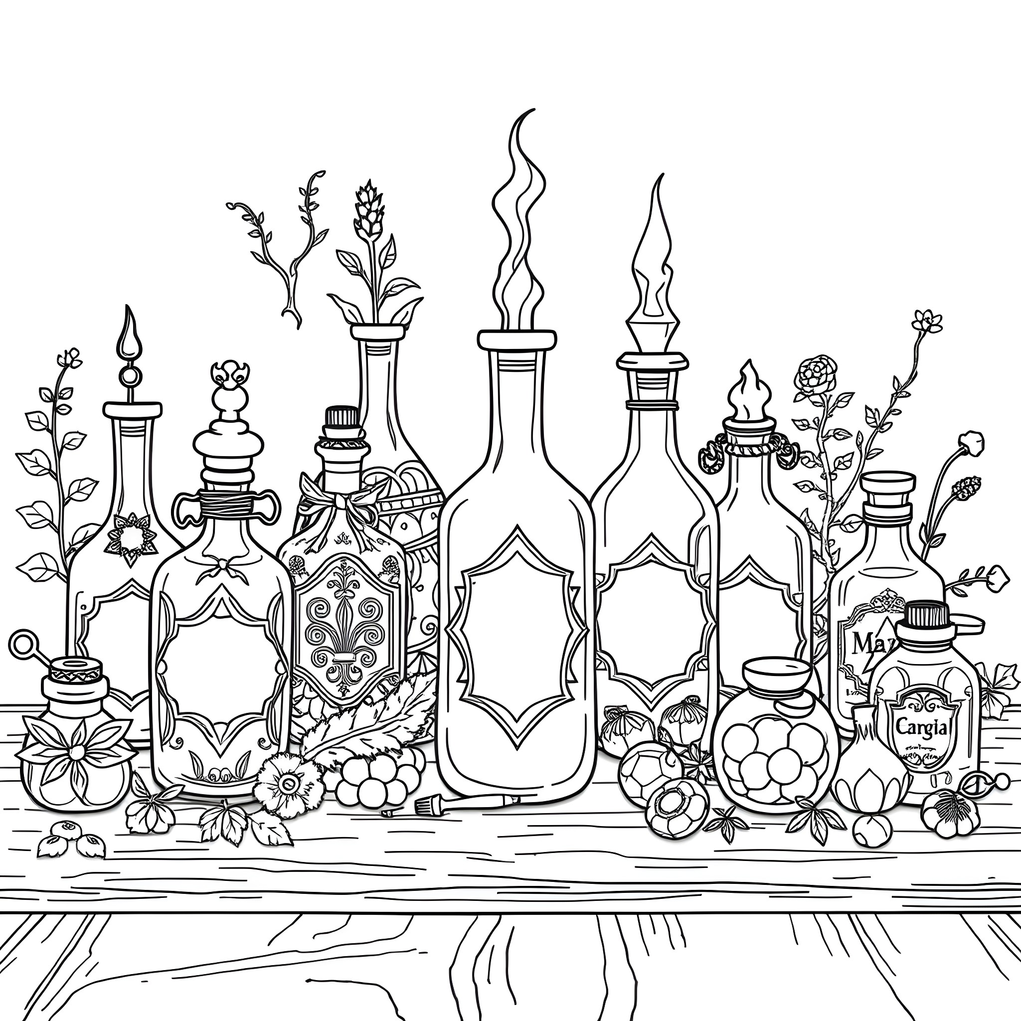 Best Potion Coloring Pages (Free Printable PDF)