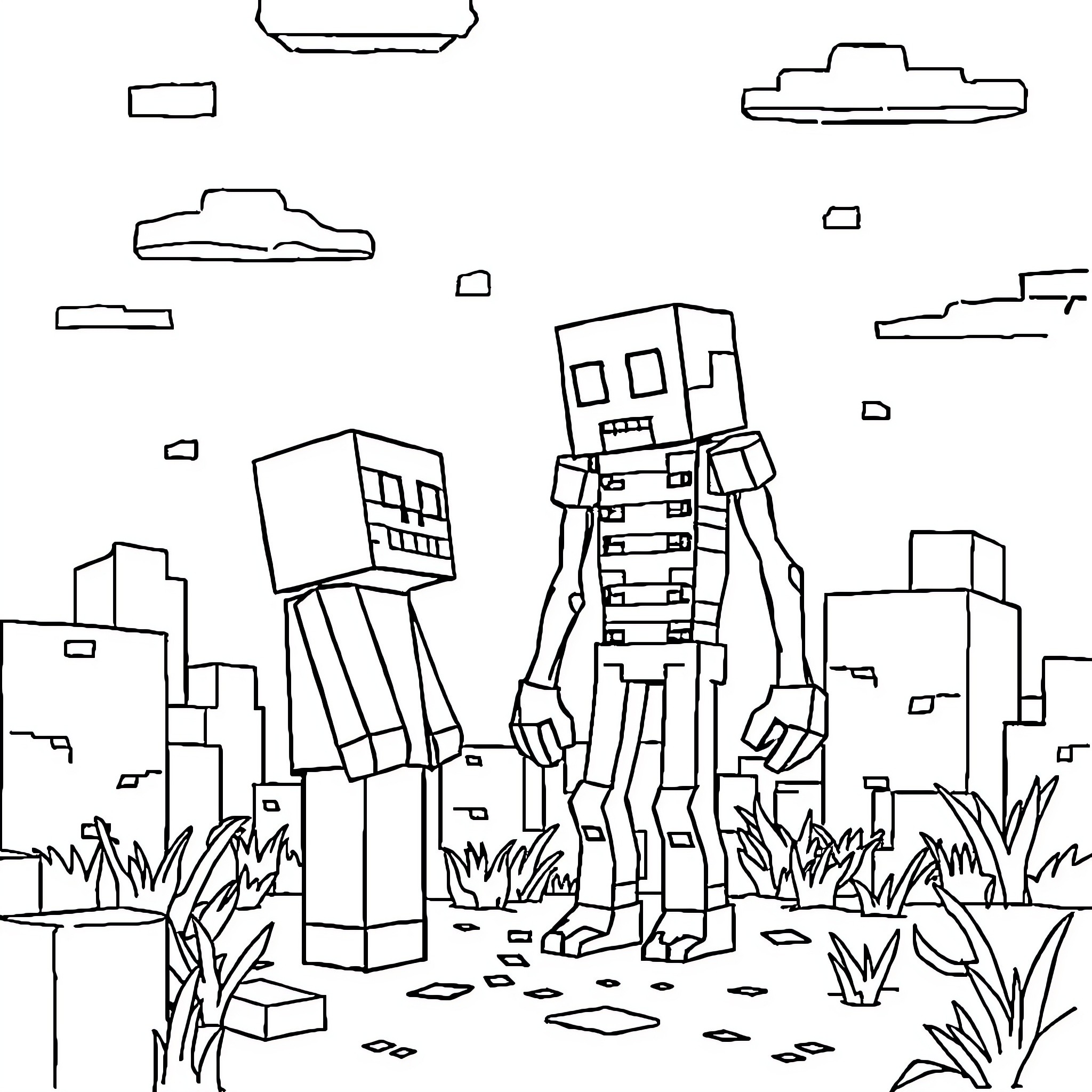 Best Creeper Coloring Pages (Free Printable PDF)