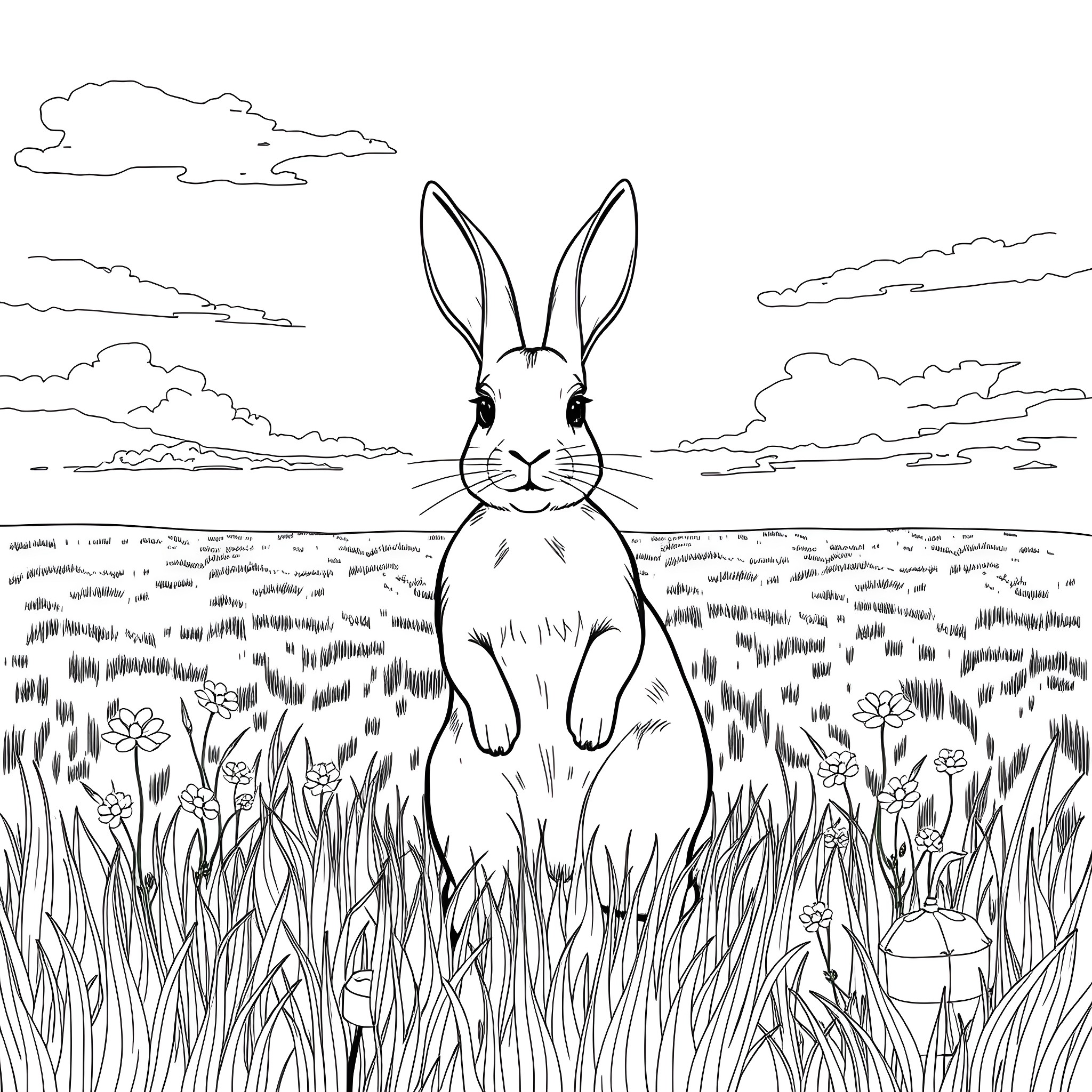 11 Best Rabbit Coloring Pages (Free Printable PDFs)