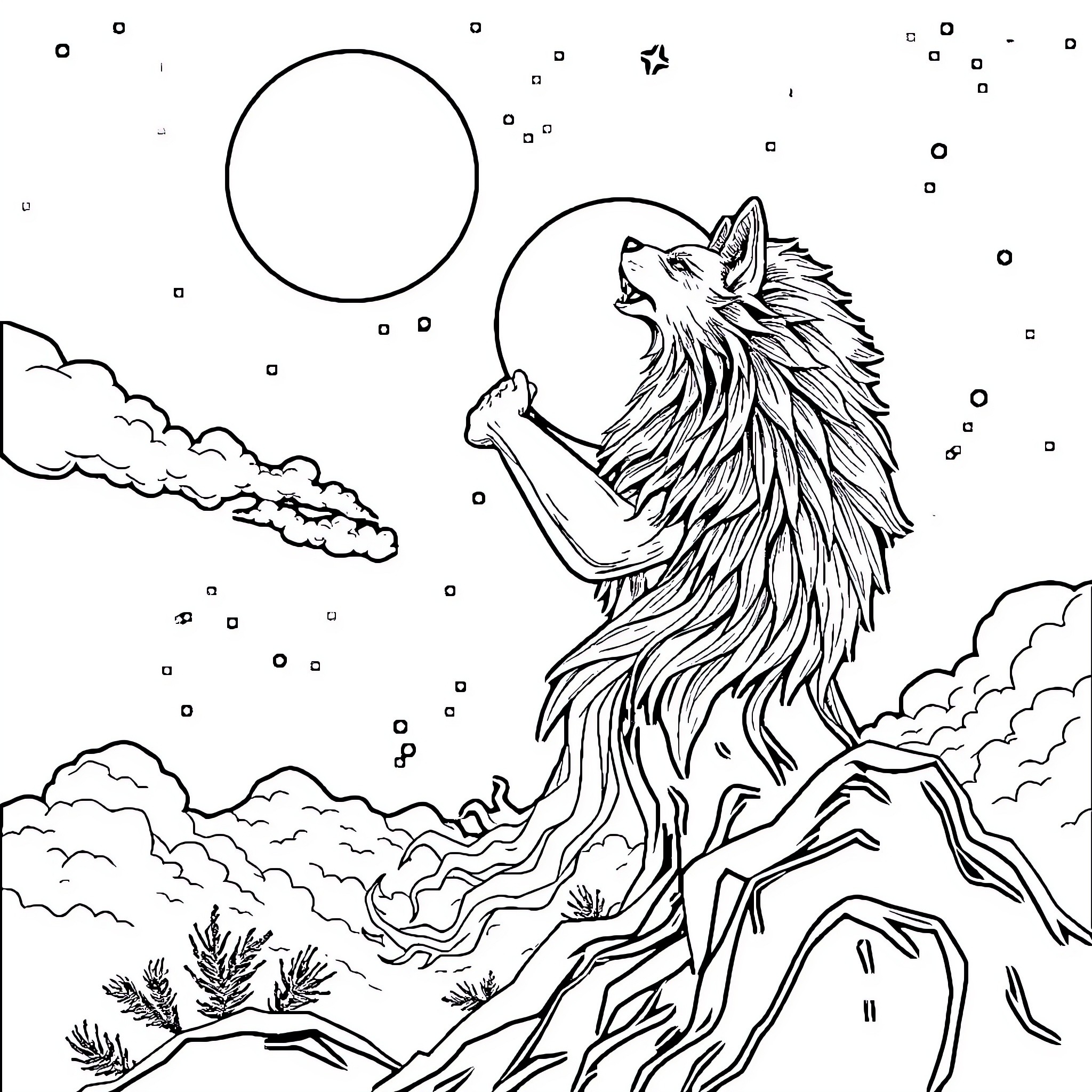 Best Hombre Lobo Coloring Pages (Free Printable PDF)