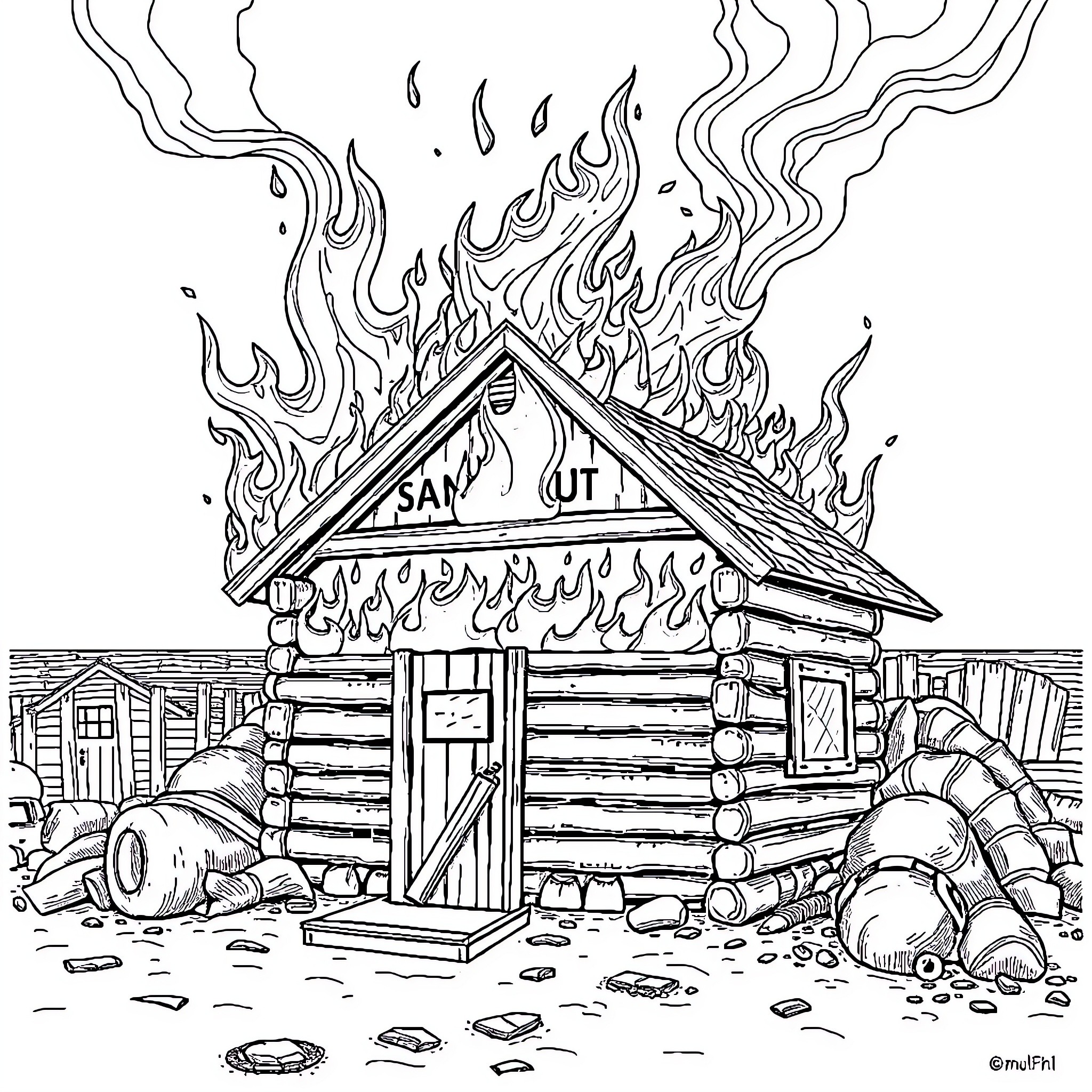 Best Hut Coloring Pages (Free Printable PDF)