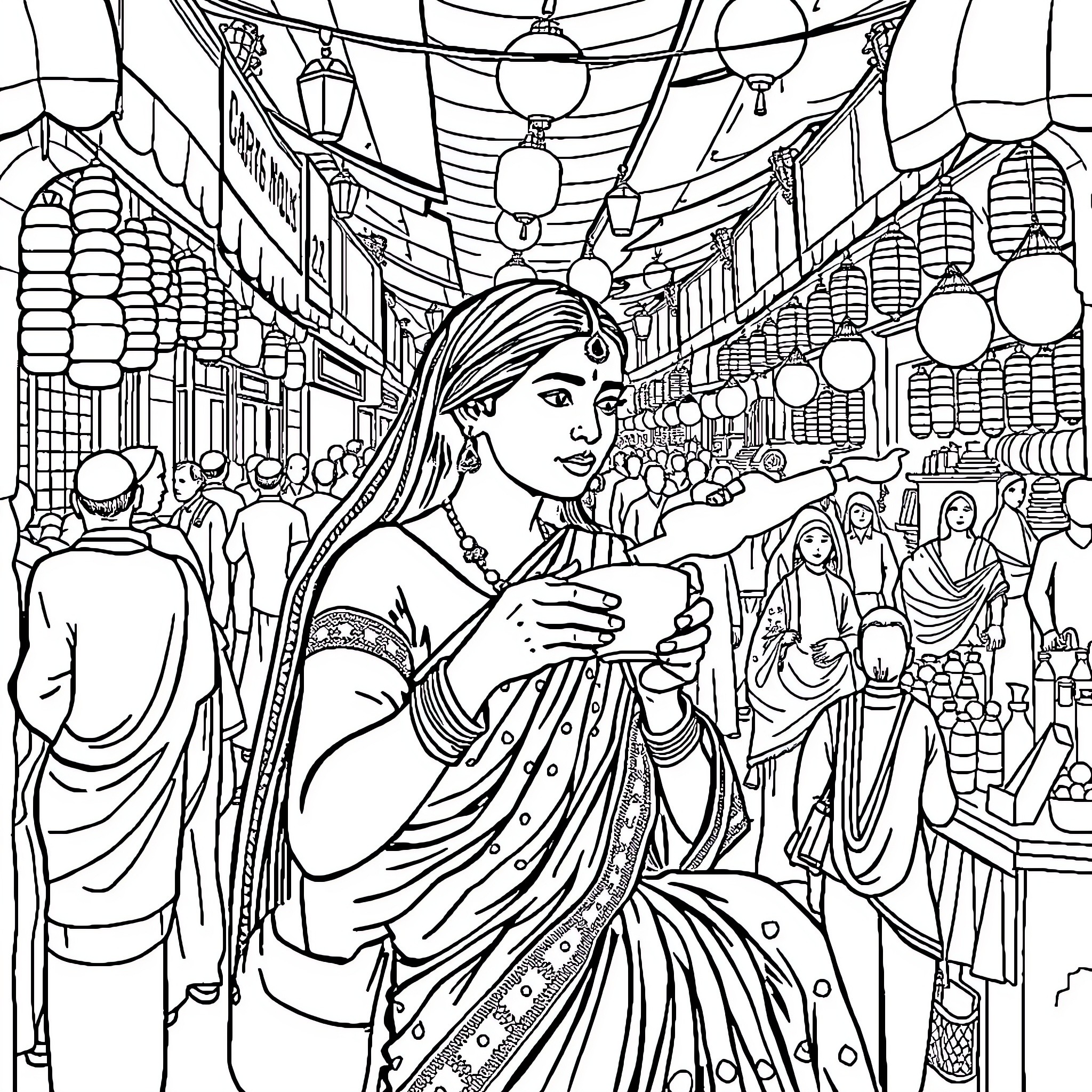Best Lady Coloring Pages (Free Printable PDF)