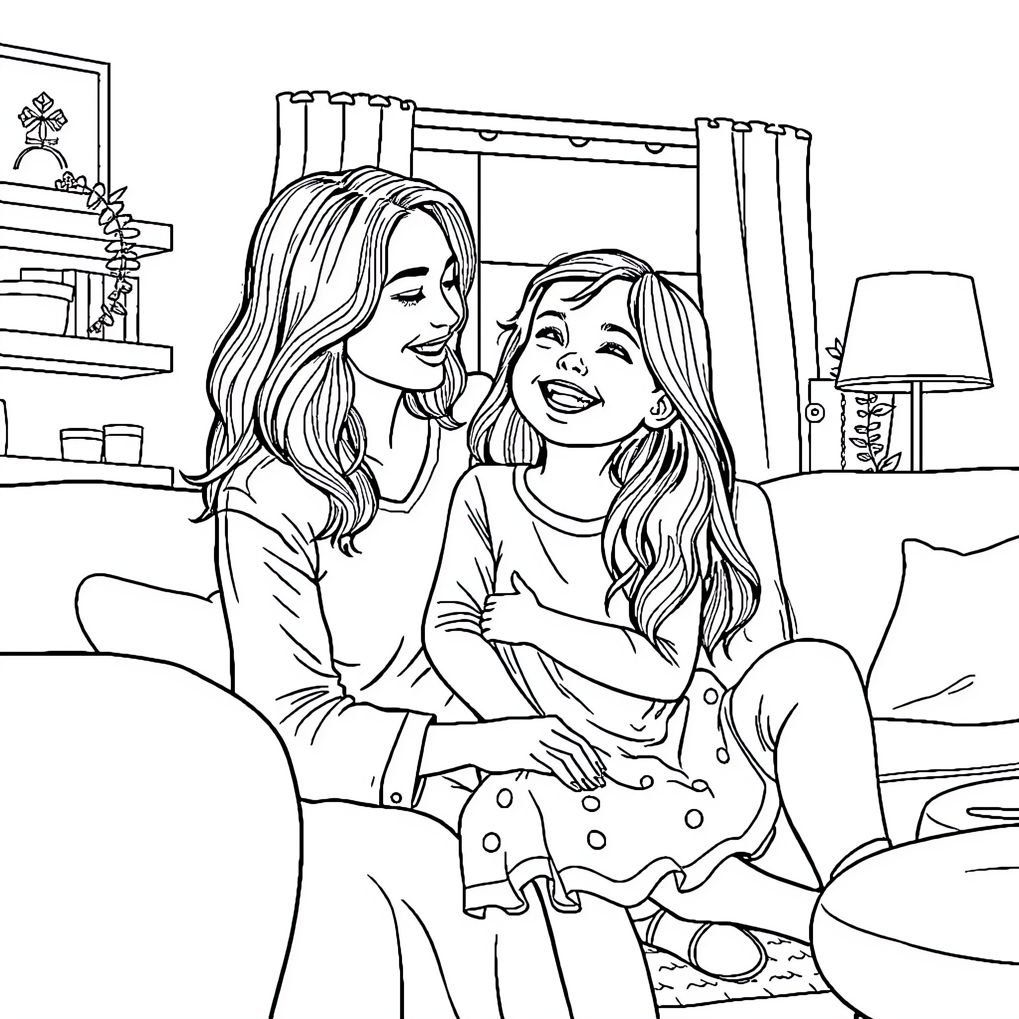 Best Mom Coloring Pages (Free Printable PDF)