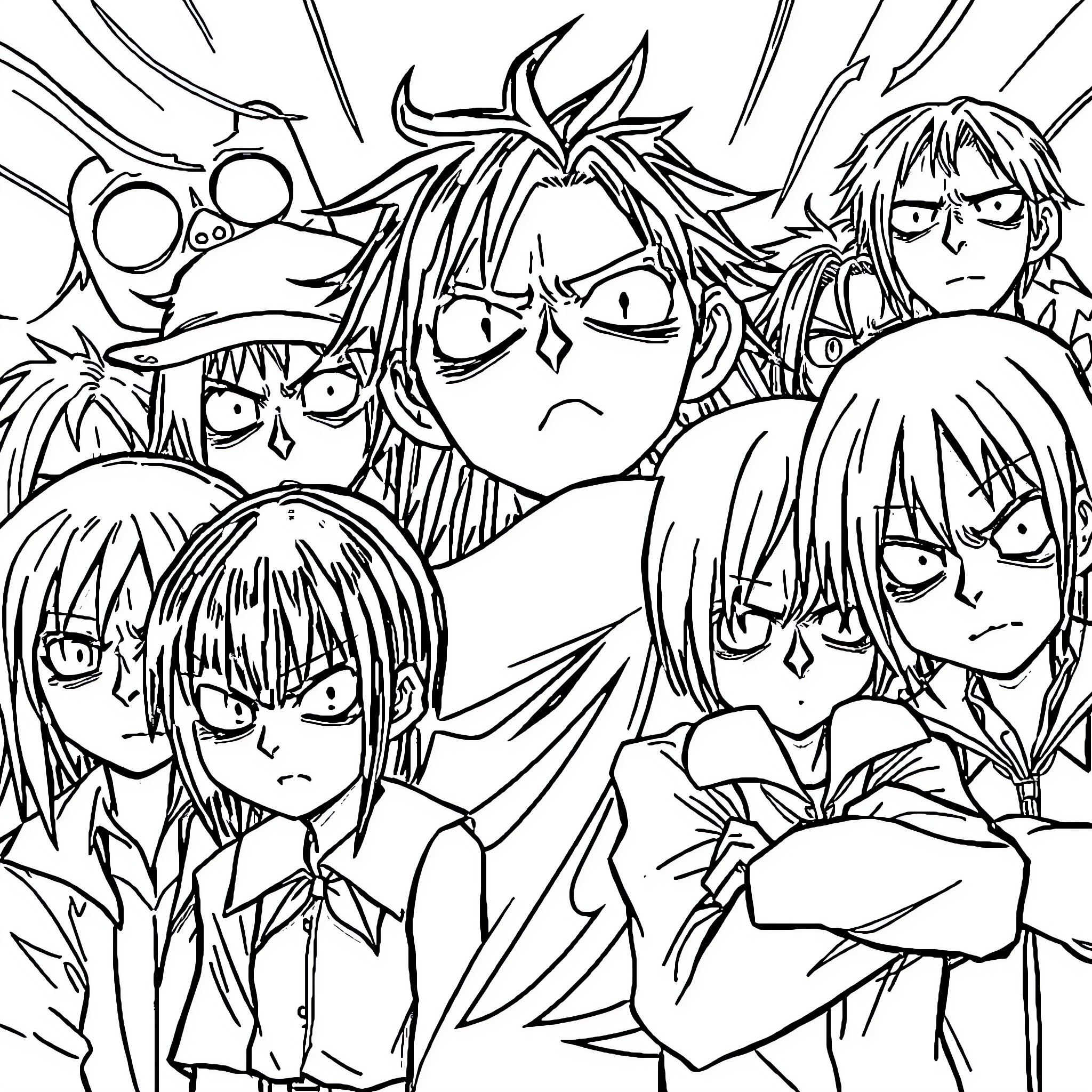 Best Anime Coloring Pages (Free Printable PDF)