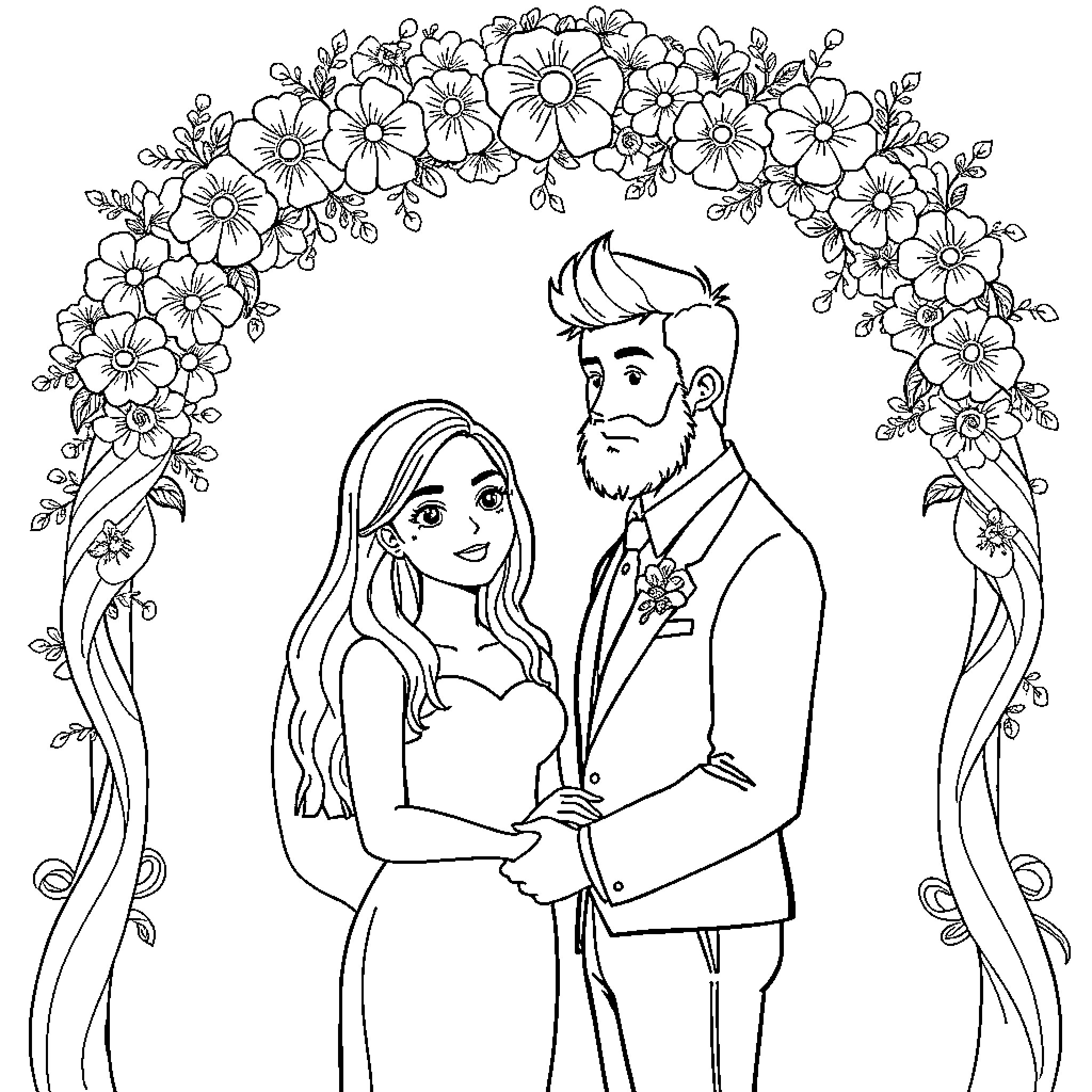 Best Marriage Coloring Pages (Free Printable PDF)