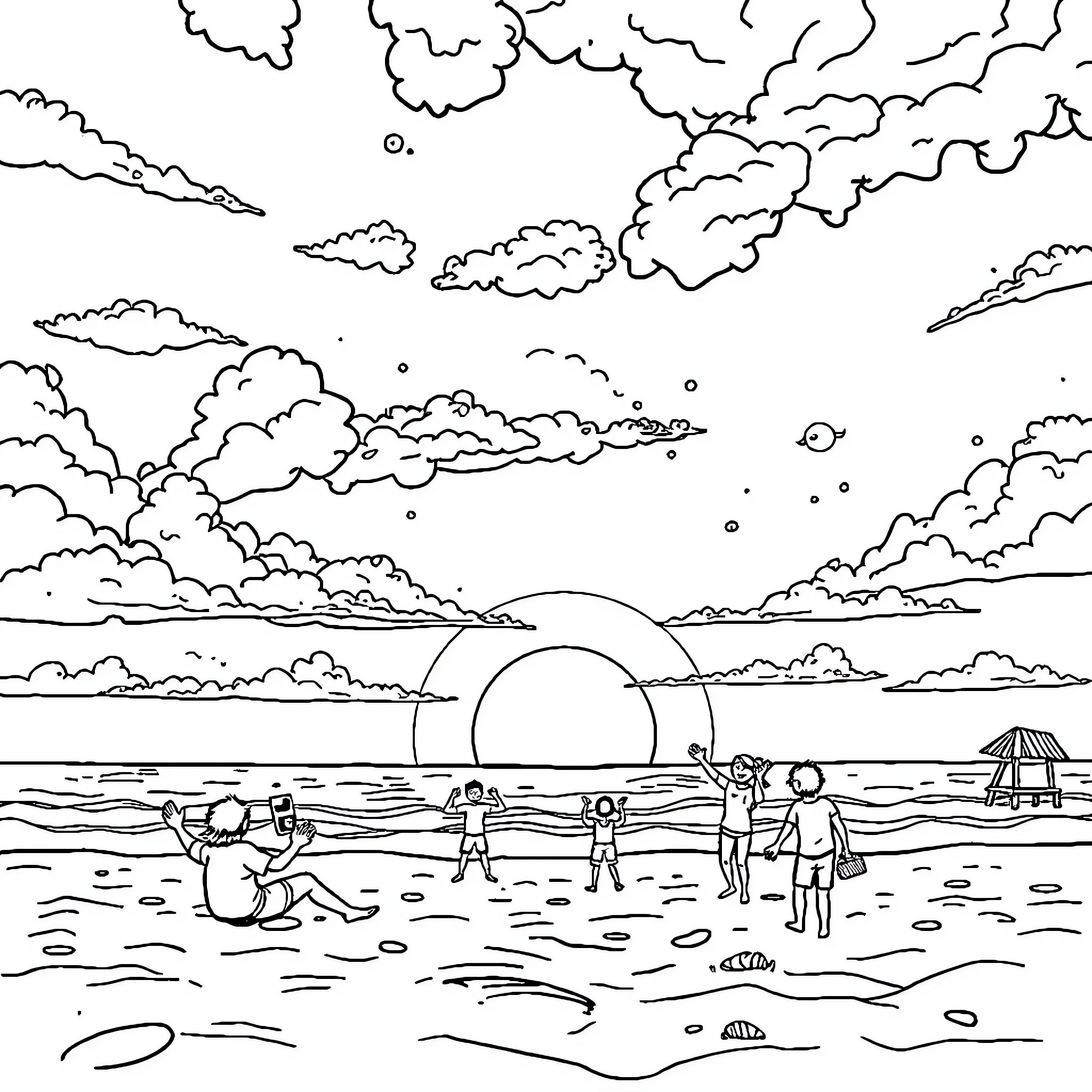 118 Best Sunset Coloring Pages (Free Printable PDFs)