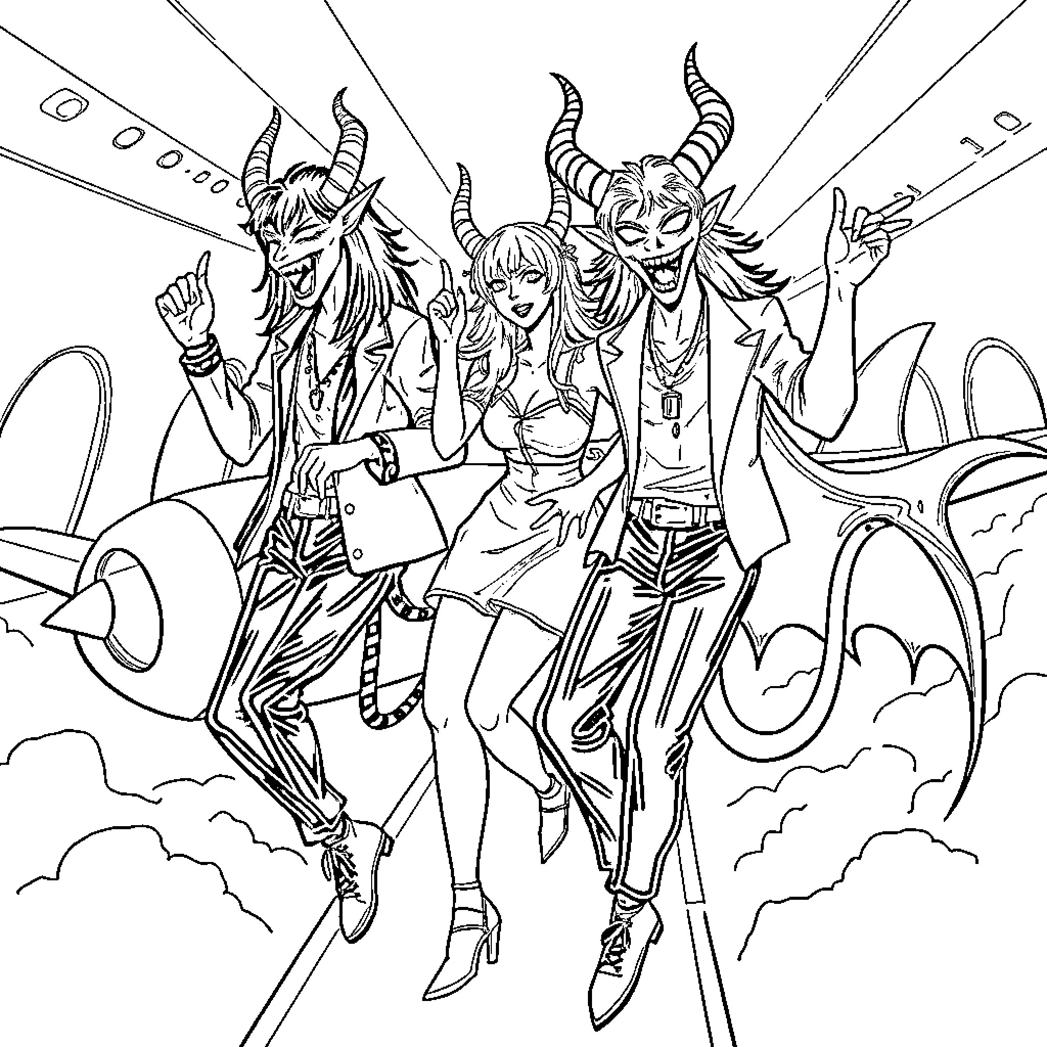 Best Demon Coloring Pages (Free Printable PDF)
