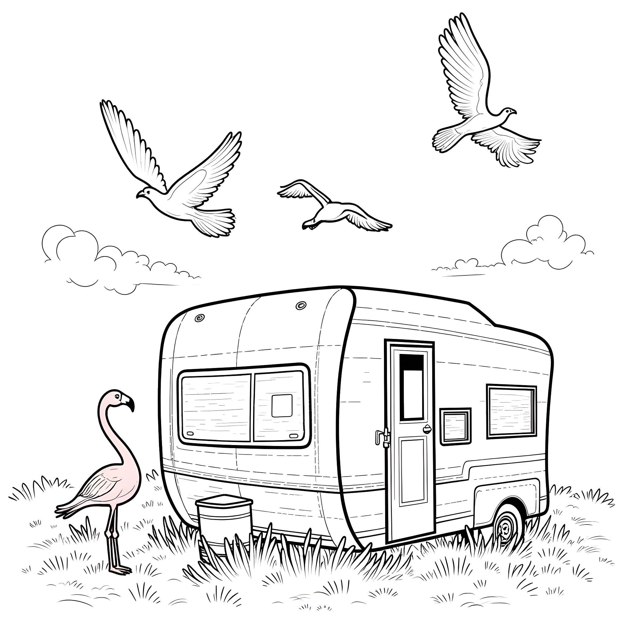 Best Trailer Coloring Pages (Free Printable PDF)