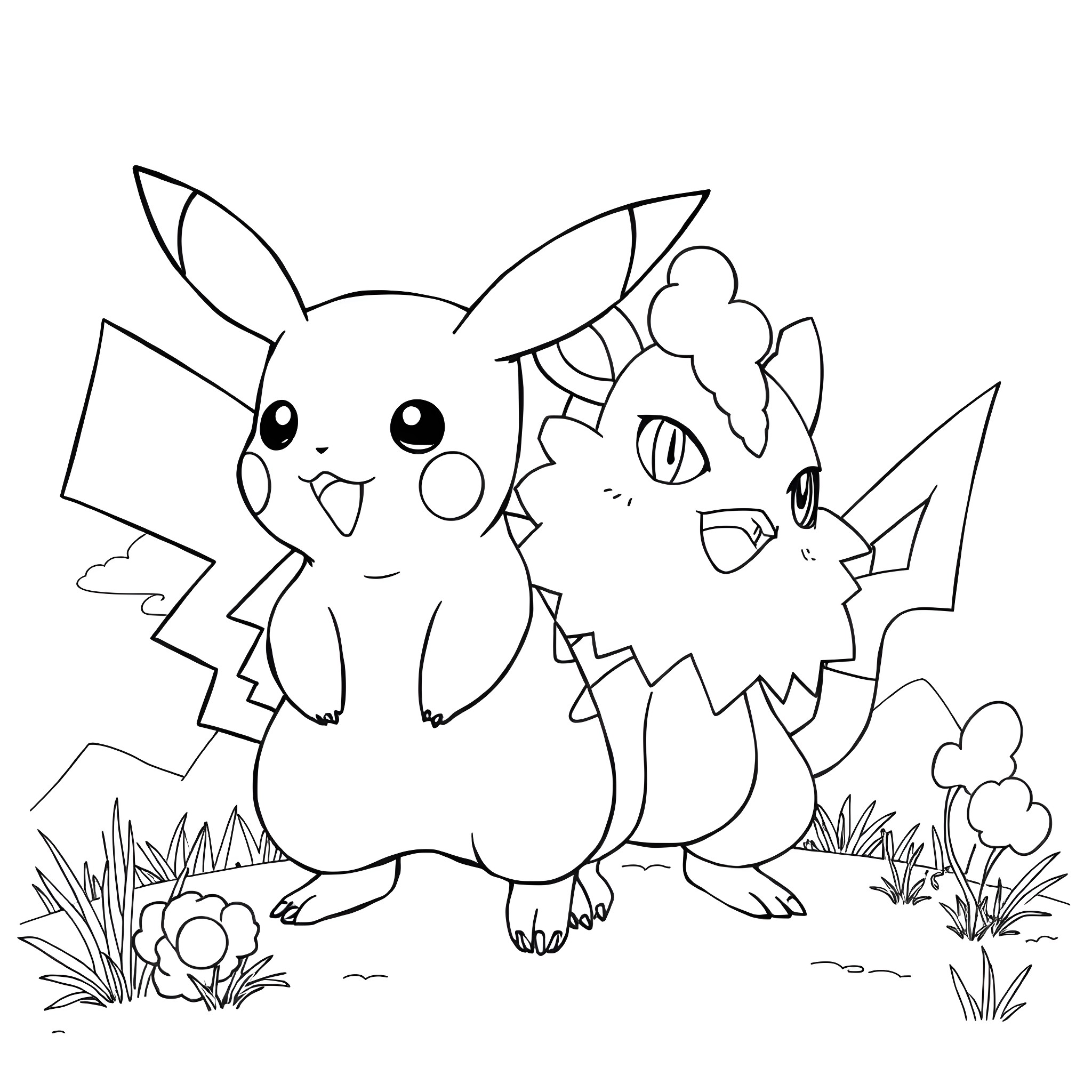 1310 Best Pikachu Coloring Pages (Free Printable PDFs)