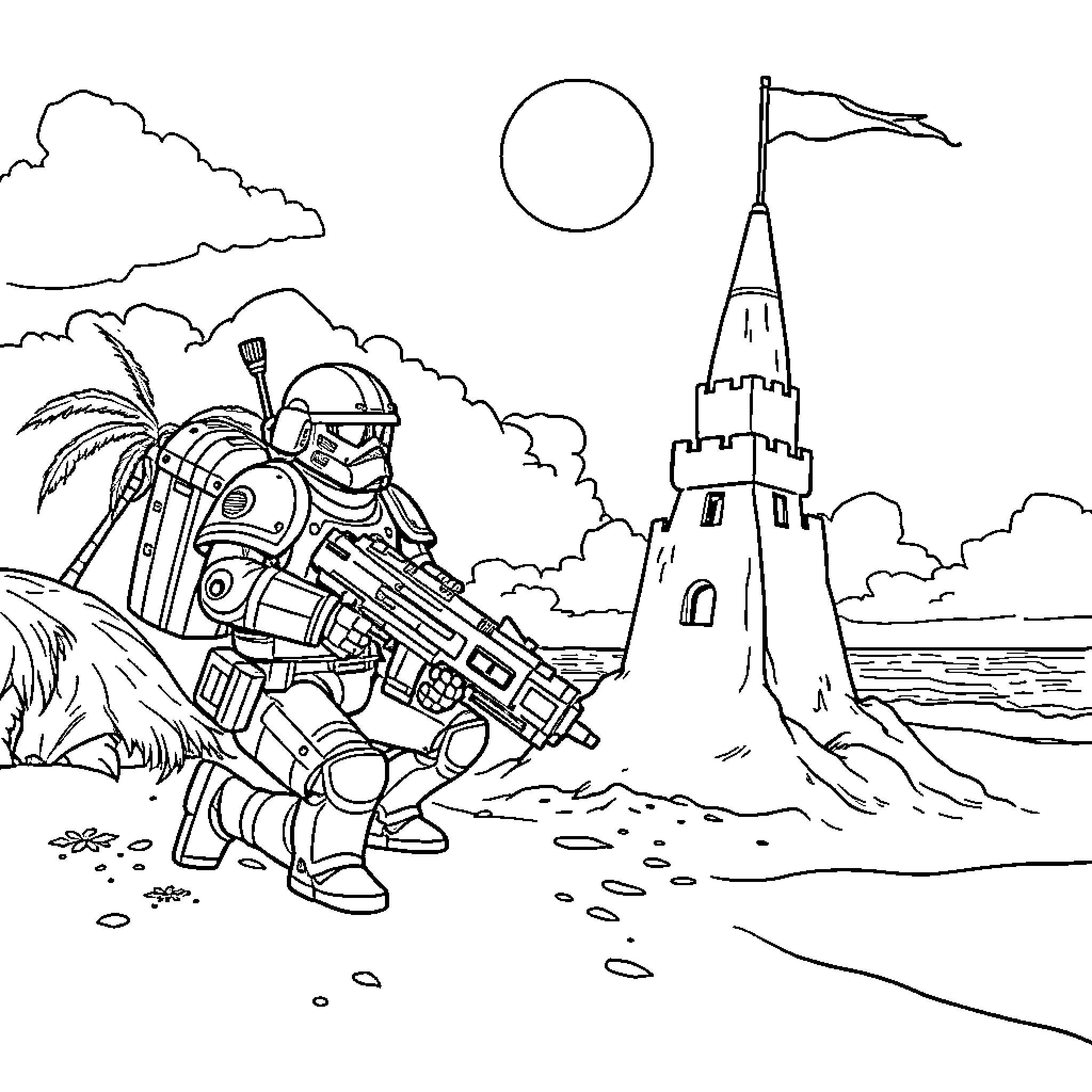 Best Space Marine Coloring Pages (Free Printable PDF)