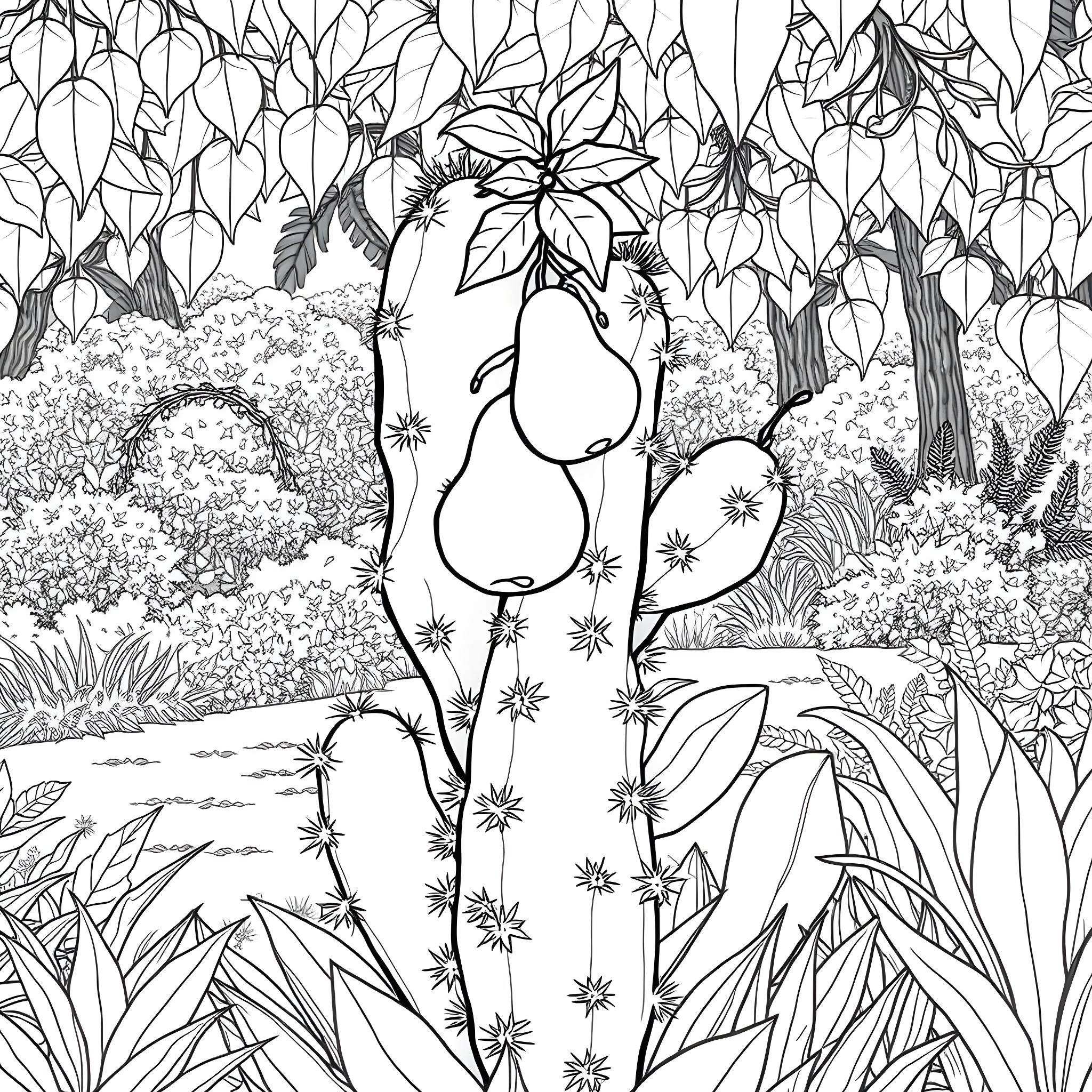 Best Cactus Coloring Pages (Free Printable PDF)