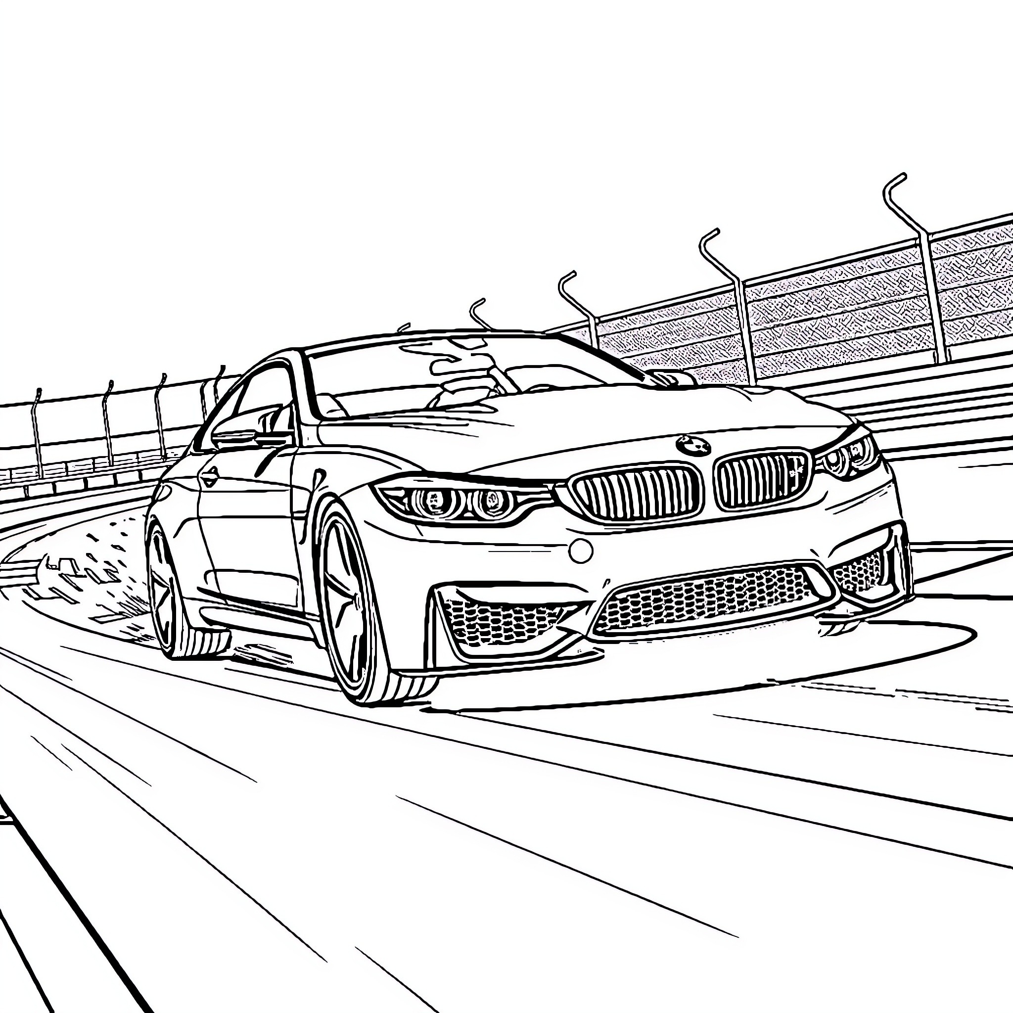 Best BMW M4 Coloring Pages (Free Printable PDF)