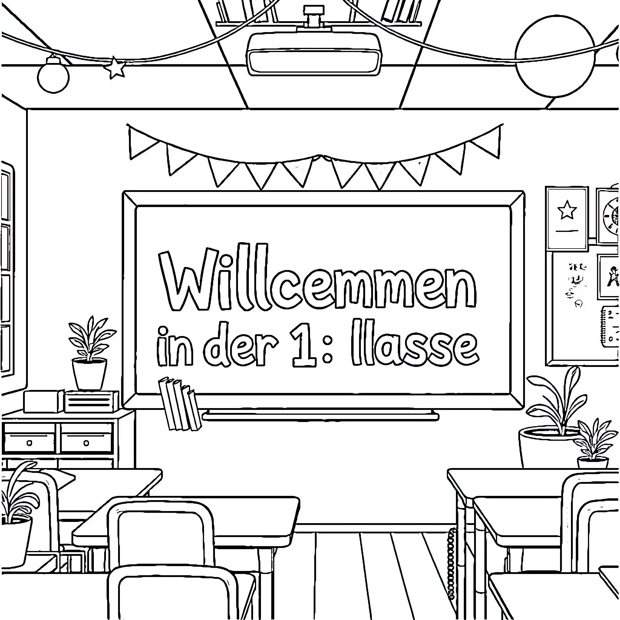48 Best Classroom Coloring Pages (Free Printable PDFs)