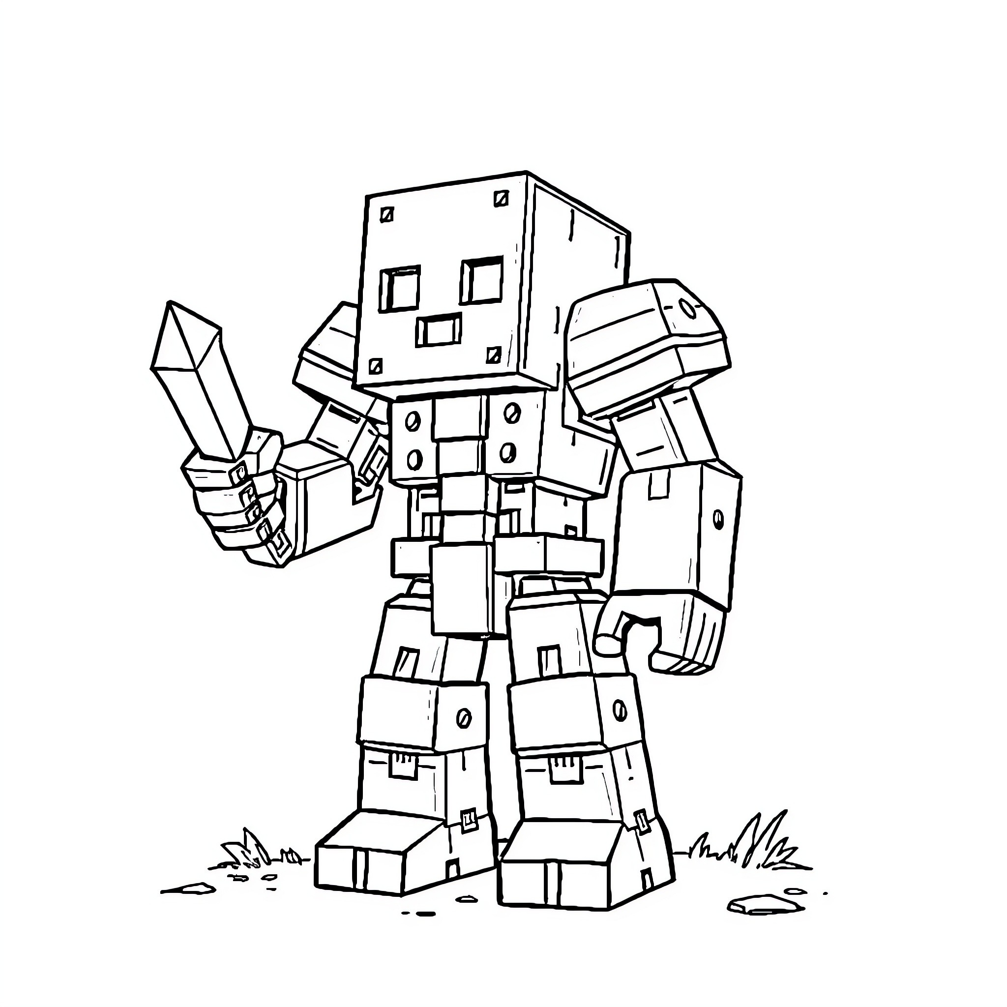 Best Copper Golem Coloring Pages (Free Printable PDF)