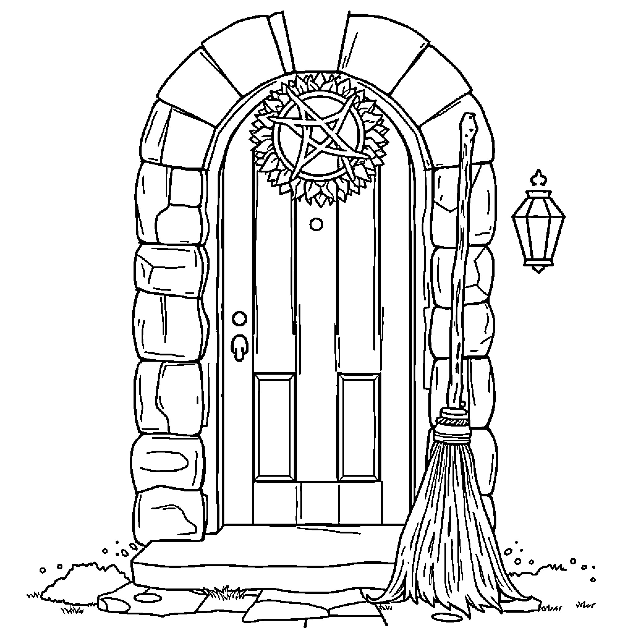 Best Door Coloring Pages (Free Printable PDF)