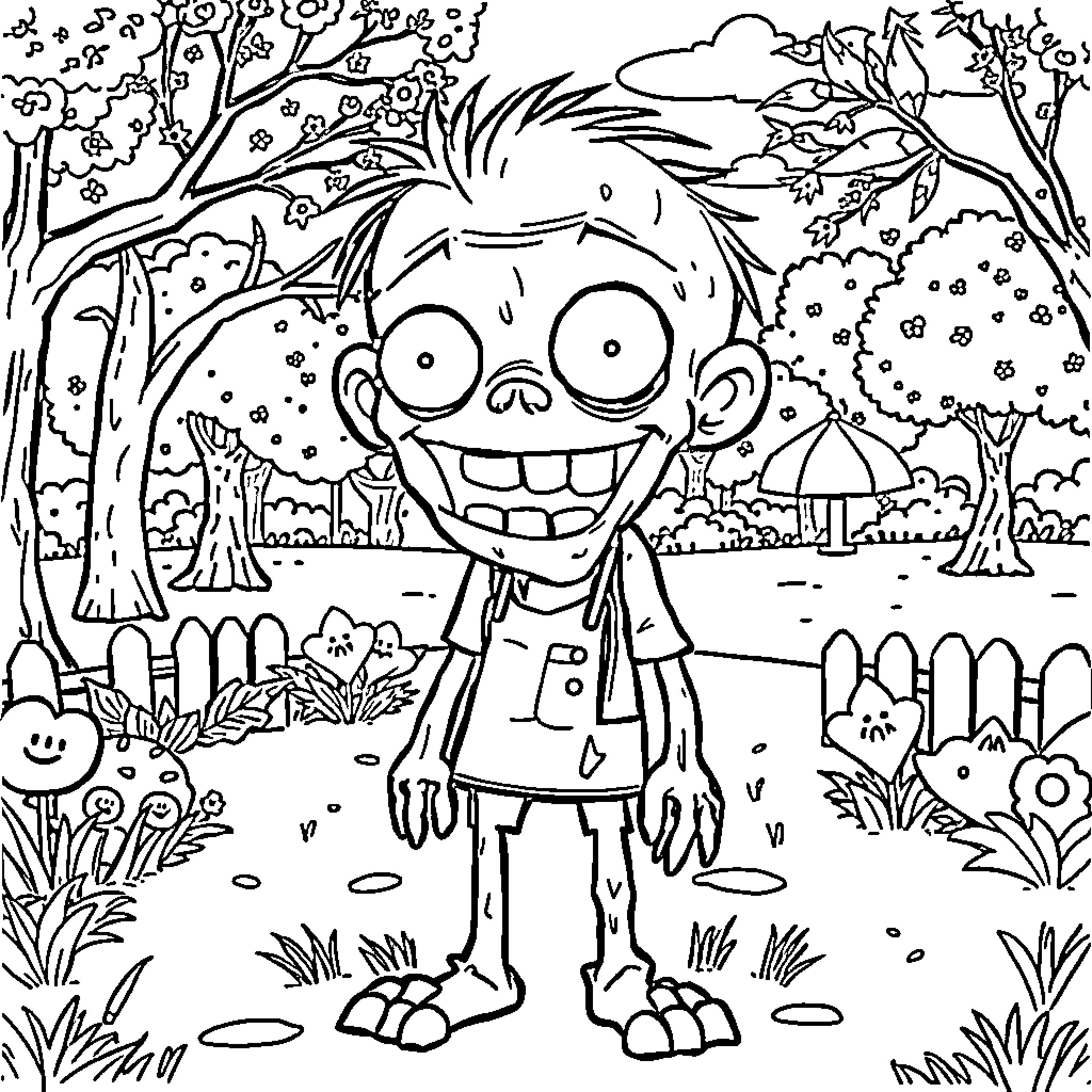 Best Zombie Coloring Pages (Free Printable PDF)