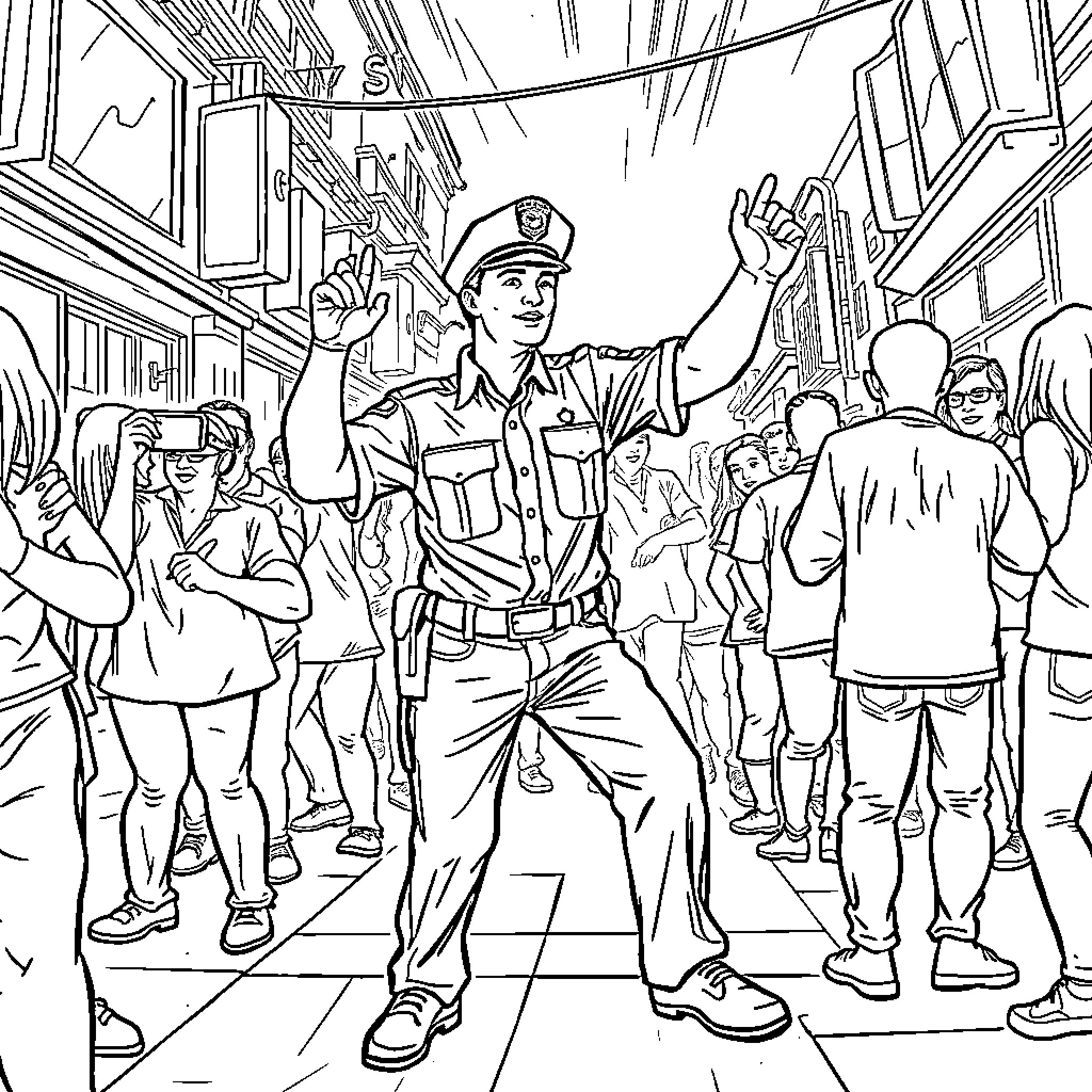 Best Policeman Coloring Pages (Free Printable PDF)