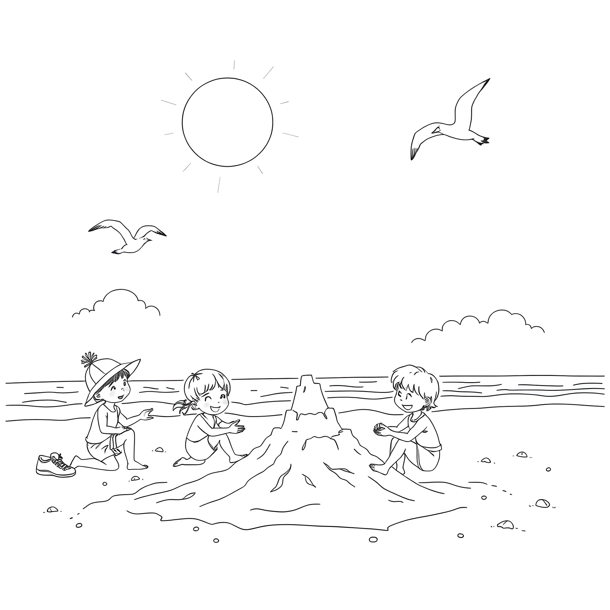 Best Summer Coloring Pages (Free Printable PDF)