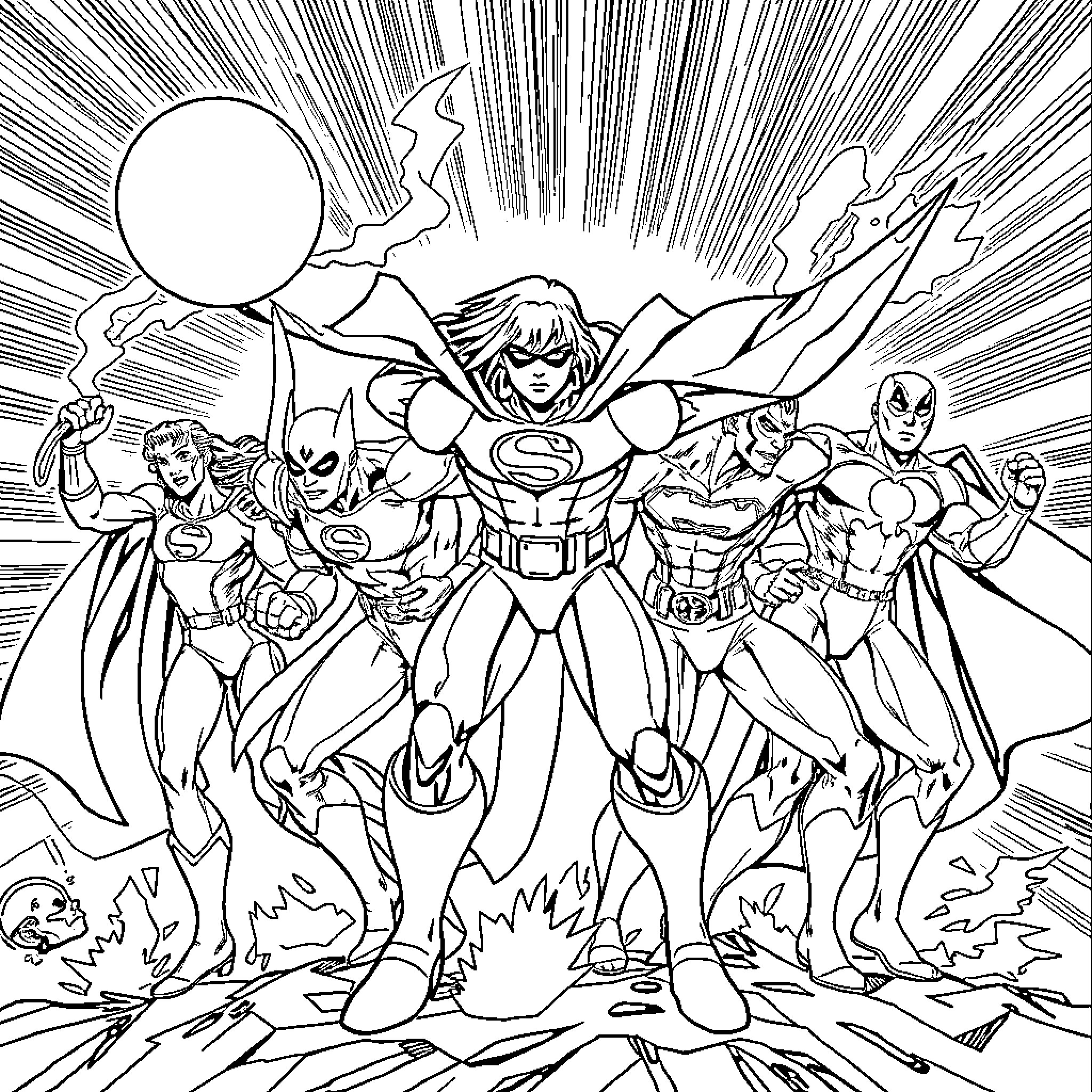 Best Superhero Coloring Pages (Free Printable PDF)