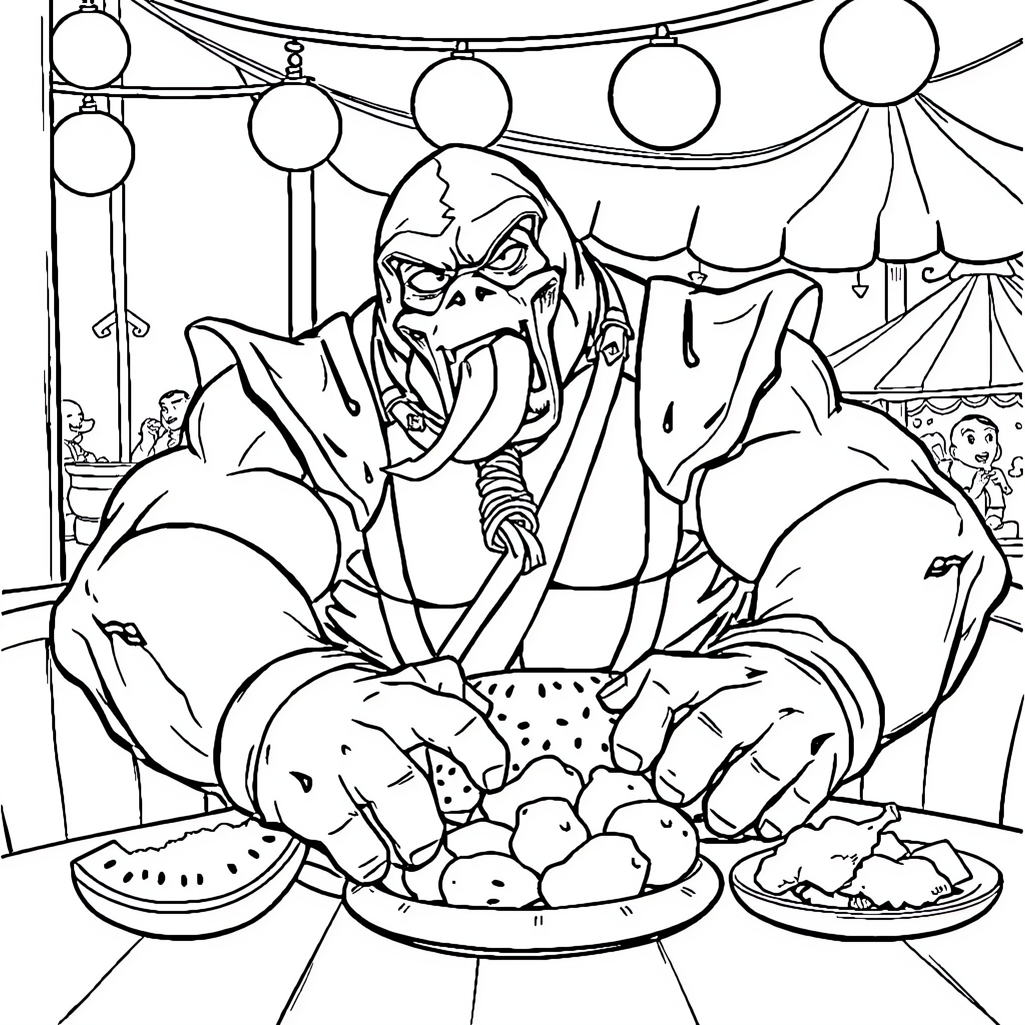 Best Goro Coloring Pages (Free Printable PDF)