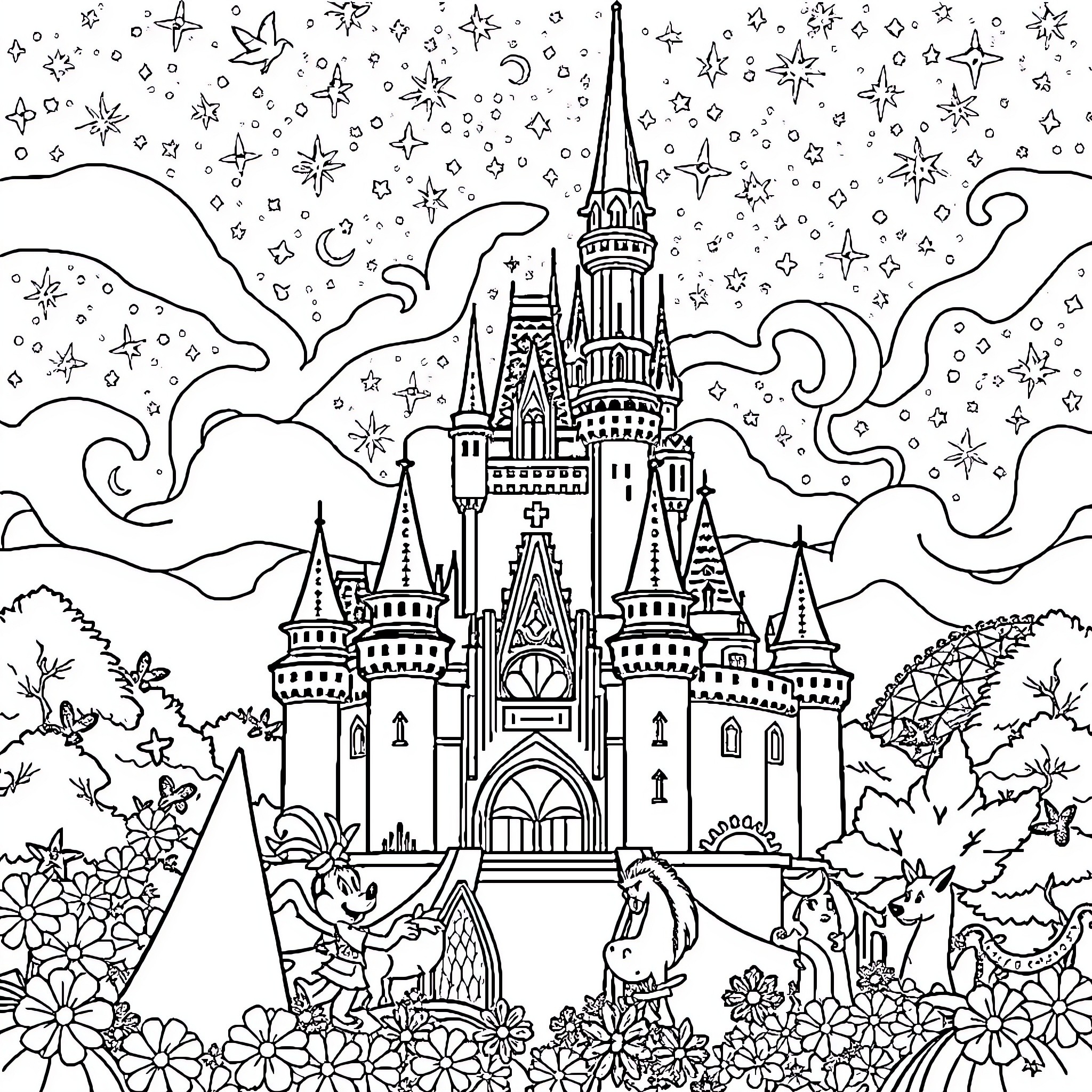 33 Best Disney Coloring Pages (Free Printable PDFs)