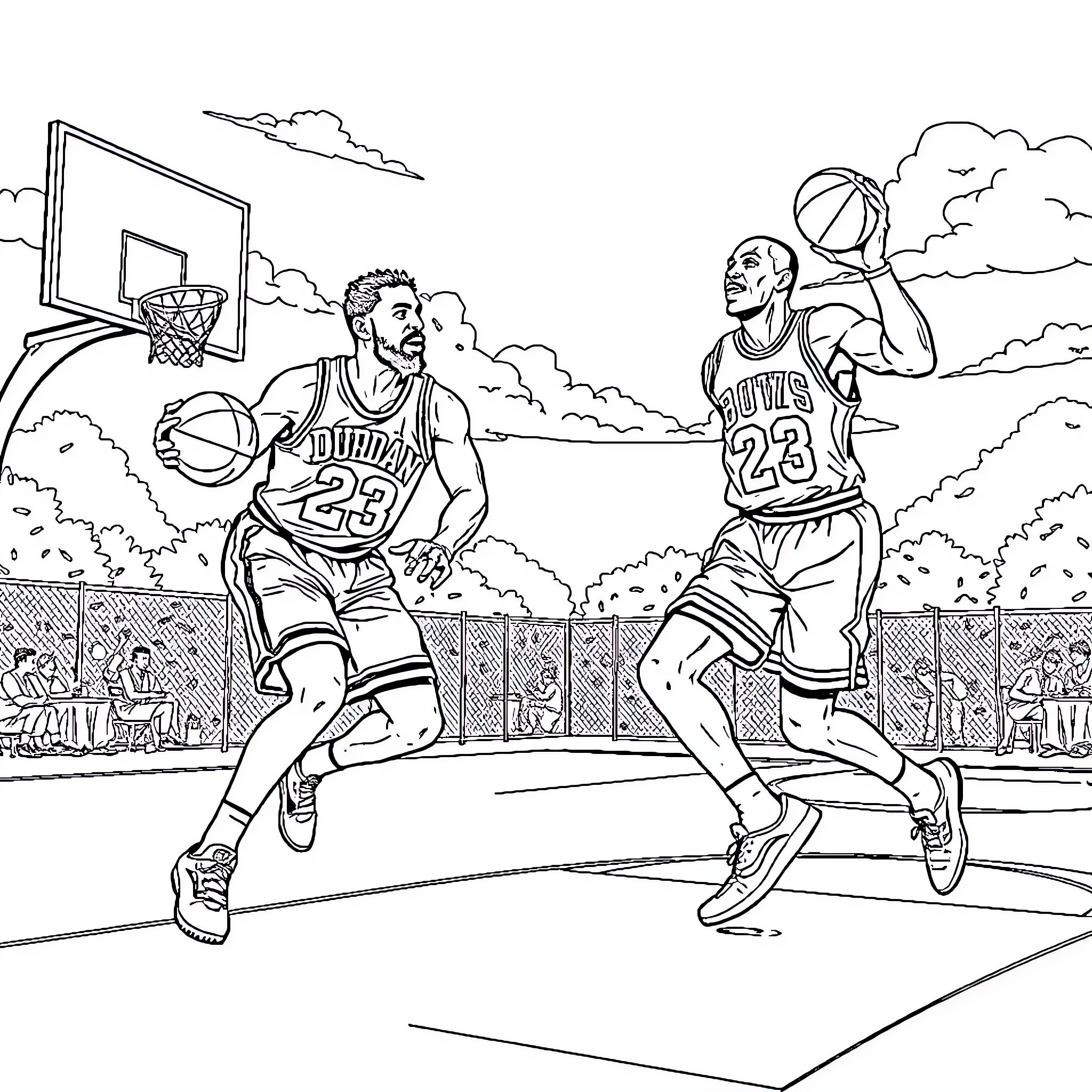 Best Basketball Coloring Pages (Free Printable PDF)