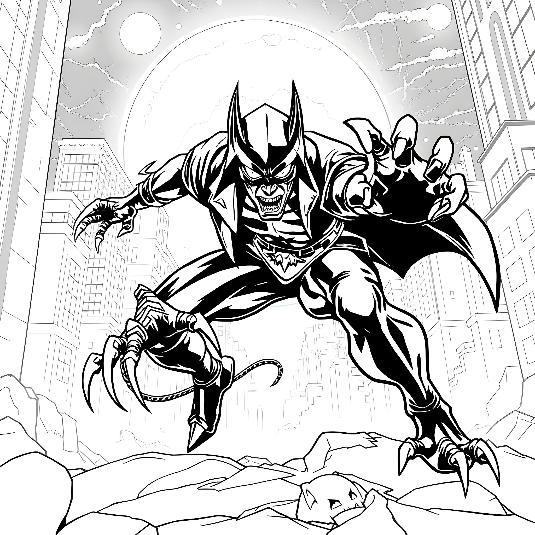 13 Best Dark Claw Coloring Pages (Free Printable PDFs)