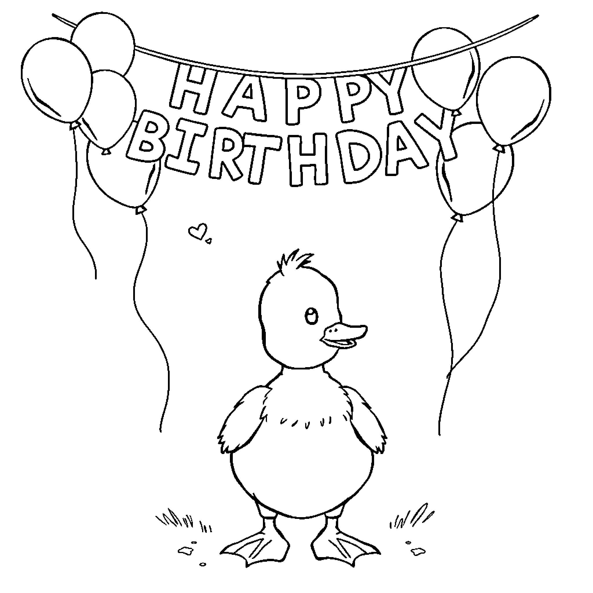 Best Duck Coloring Pages (Free Printable PDF)
