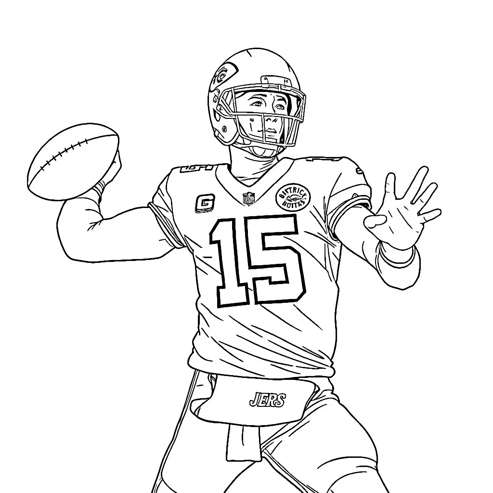 Best Patrick Mahomes Coloring Pages (Free Printable PDF)