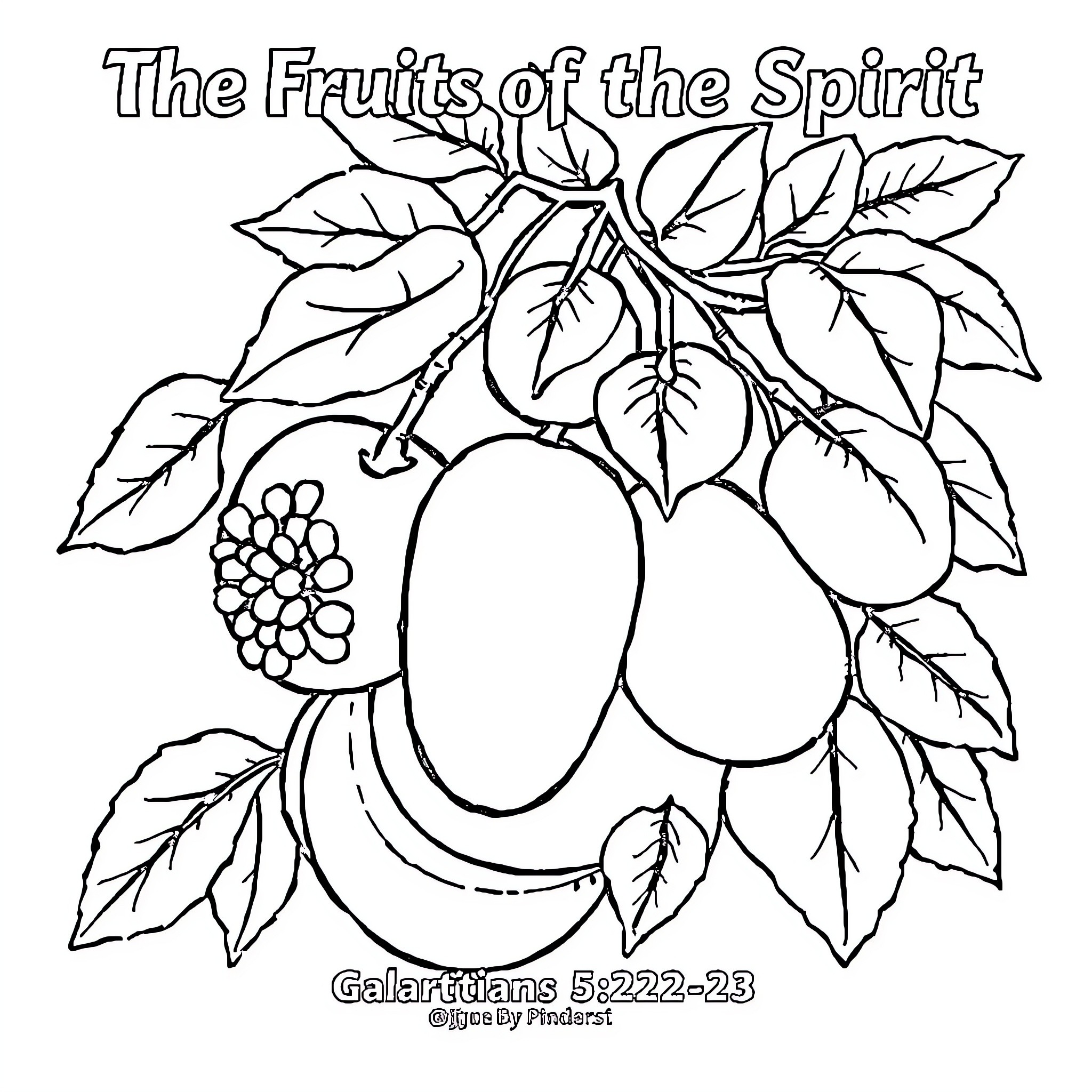 Best Fruit Coloring Pages (Free Printable PDF)