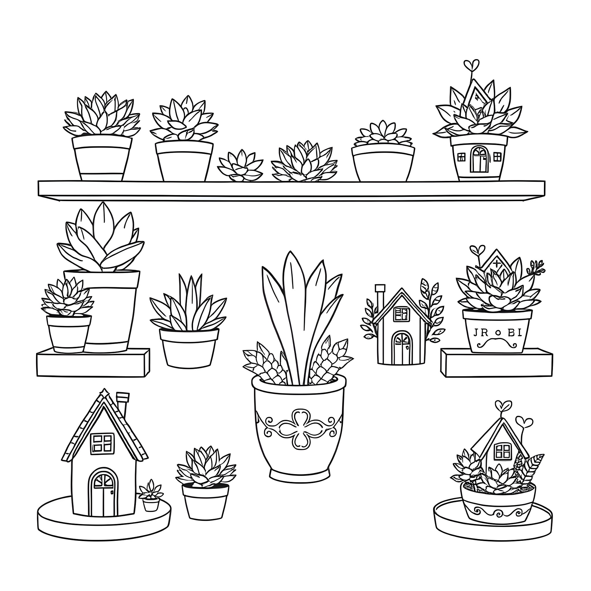 7 Best Succulent Coloring Pages (Free Printable PDFs)