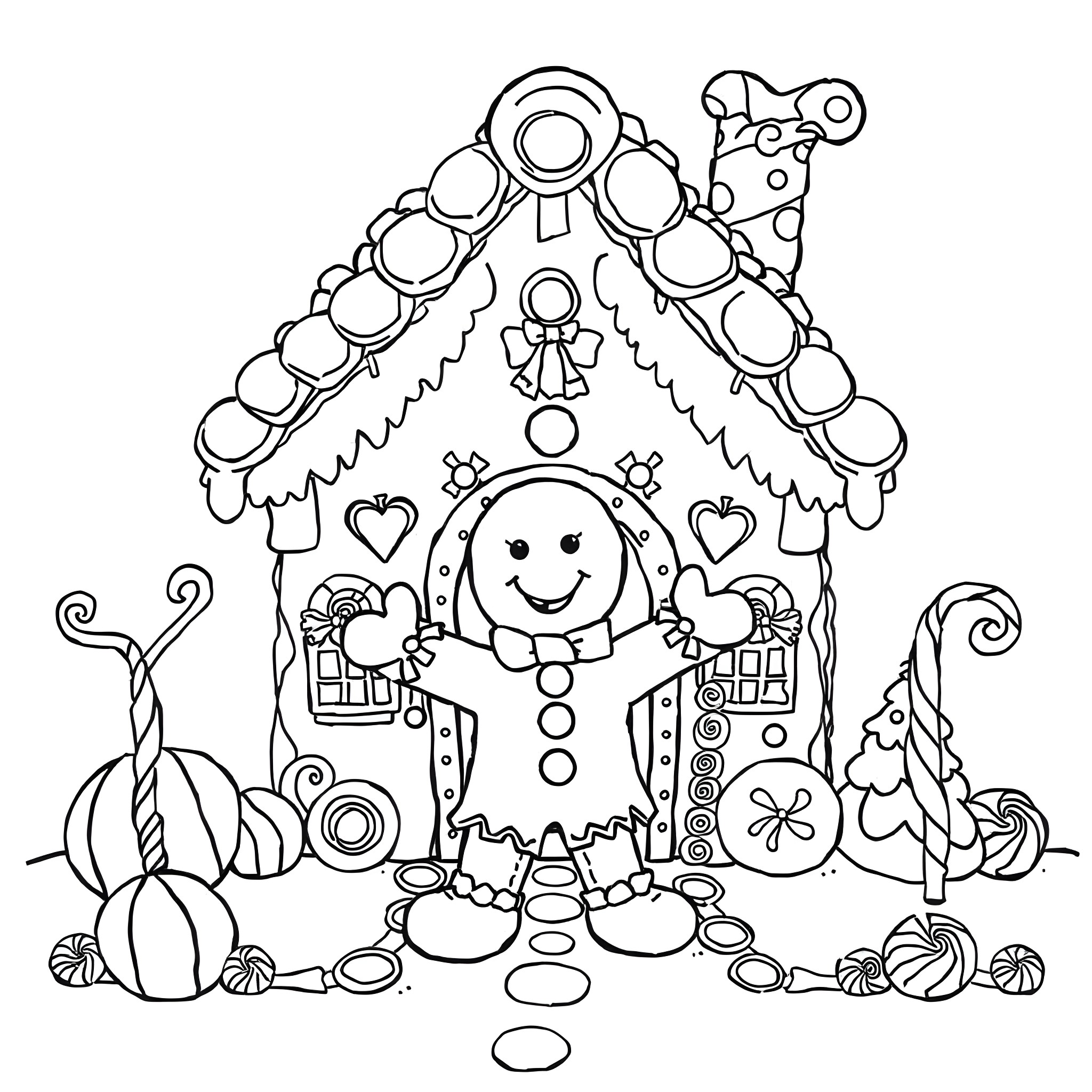 Best Gingerbread Man Coloring Pages (Free Printable PDF)