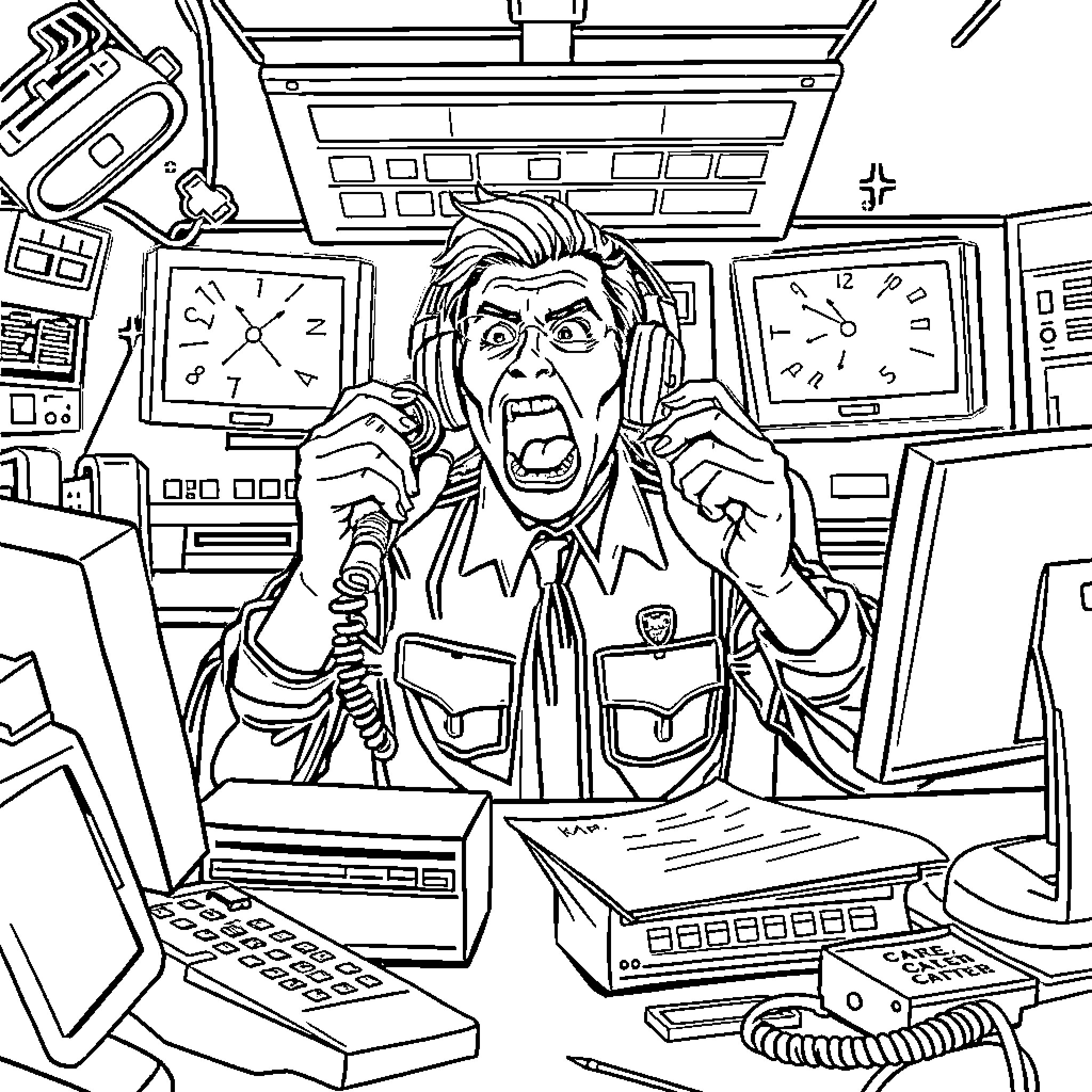 Best Dispatcher Coloring Pages (Free Printable PDF)
