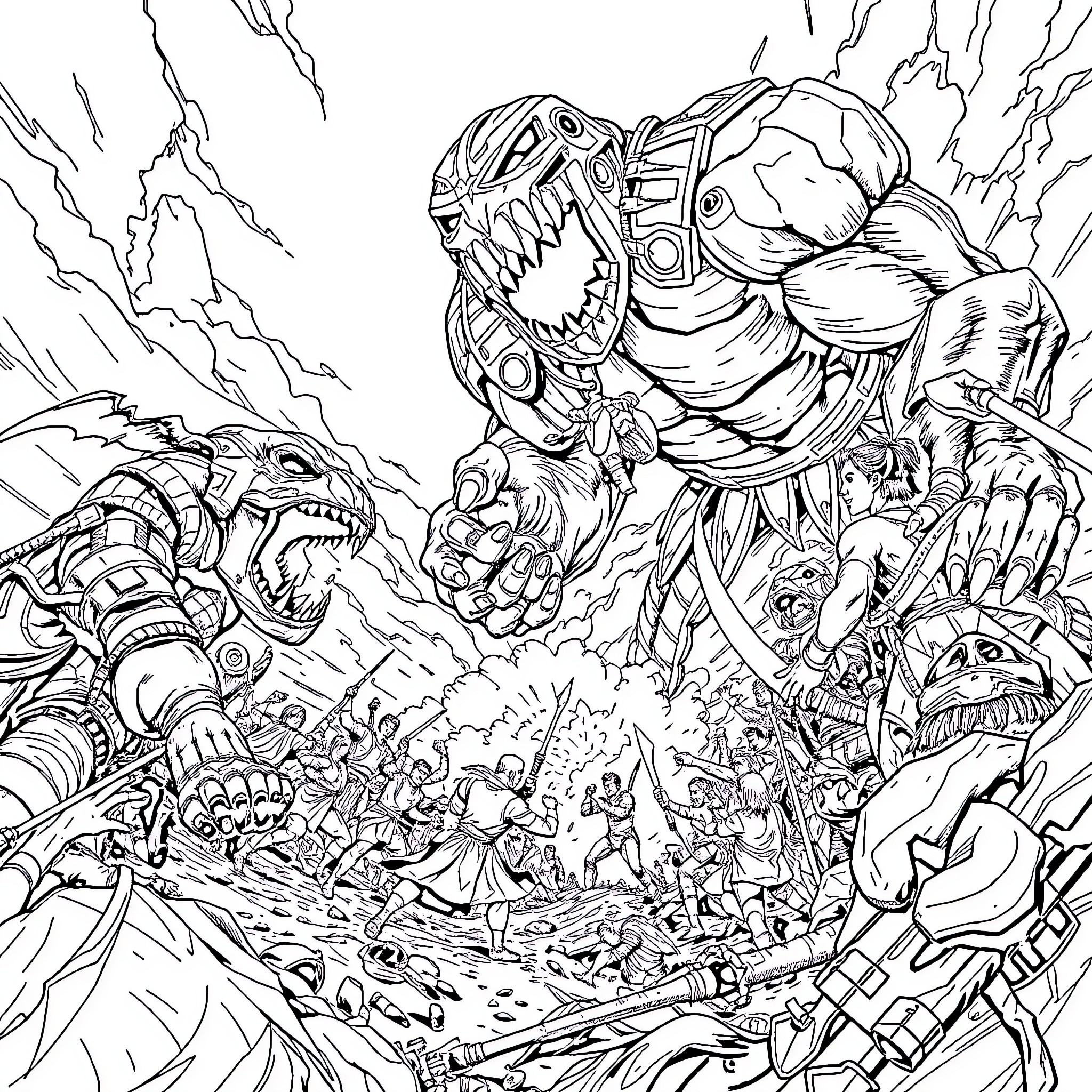 Best Titan Coloring Pages (Free Printable PDF)